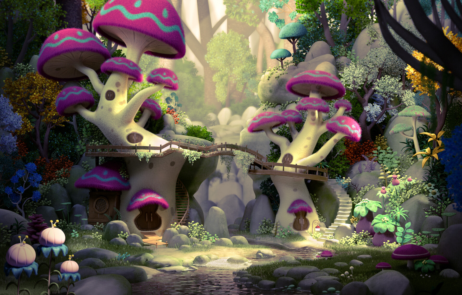 ArtStation - Fantasy Forest