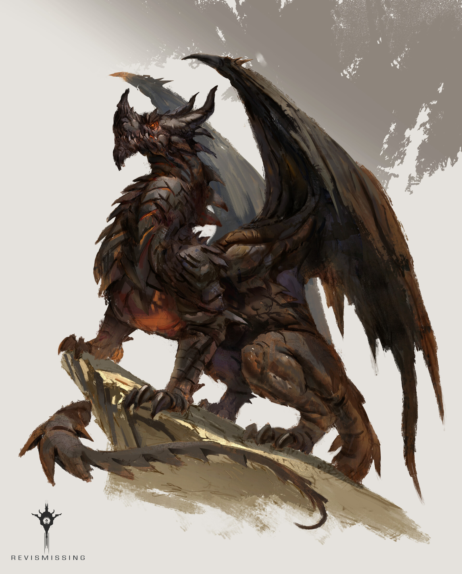 ArtStation - Volcanic dragon