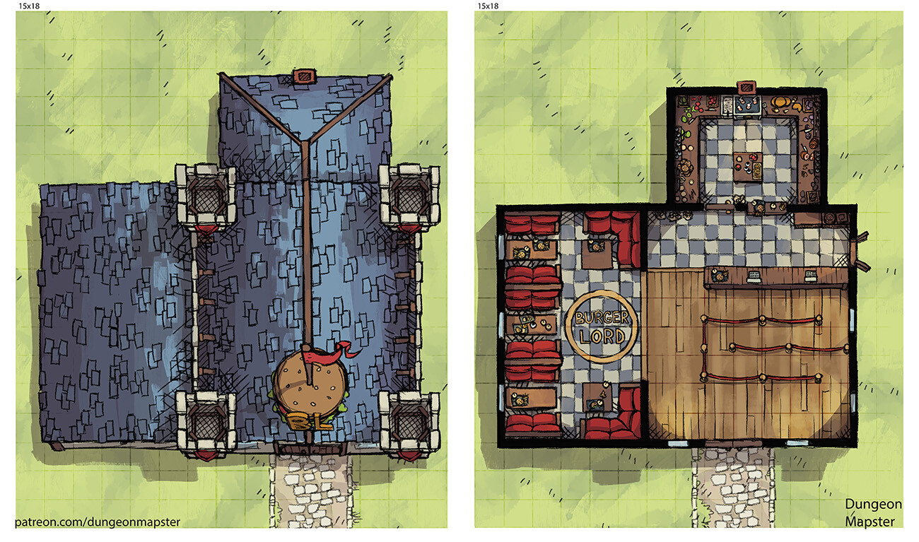 ArtStation - Burgerlord Fast-Ration Restaurant