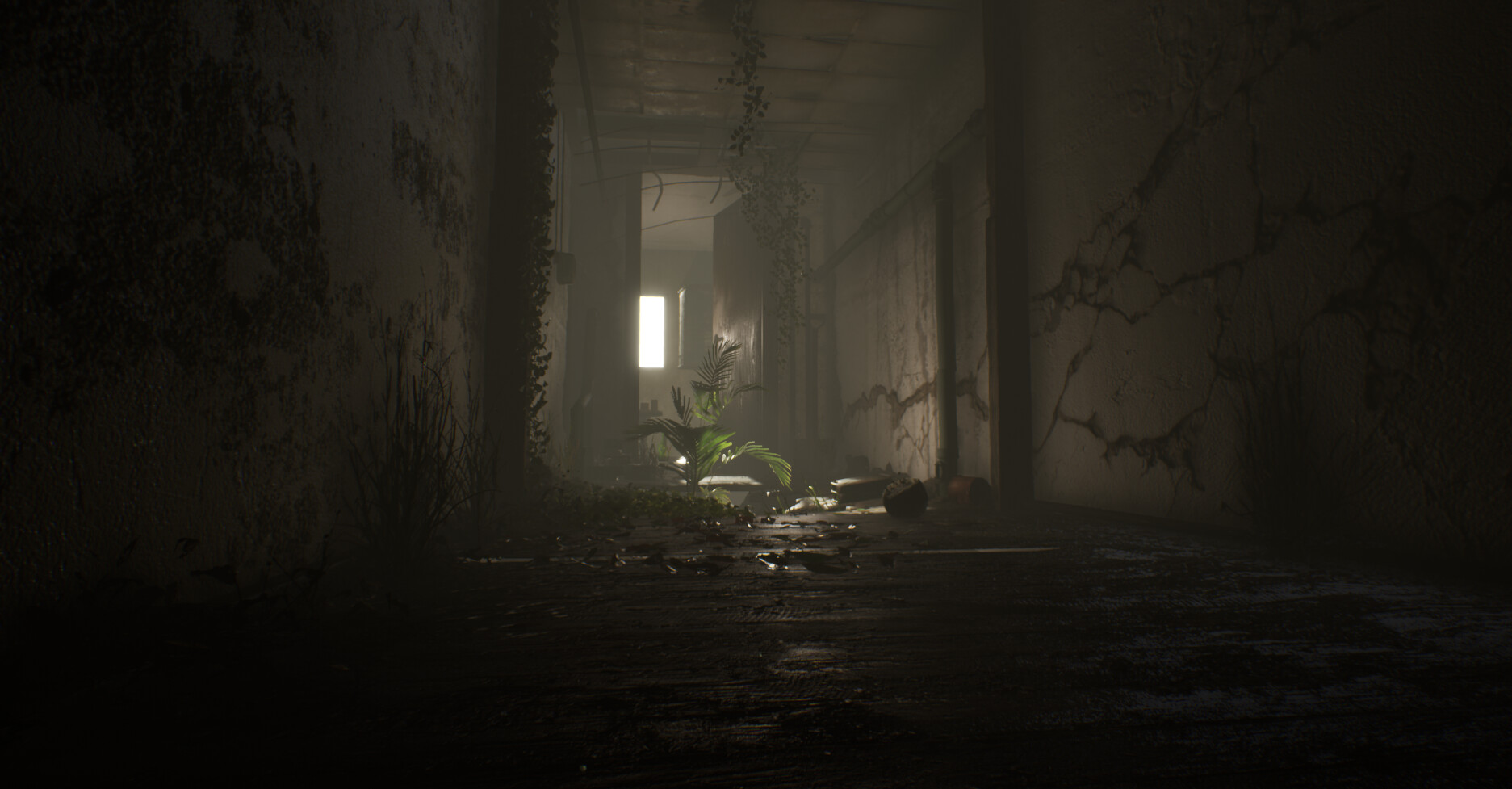 ArtStation - Abandoned Building Interior.