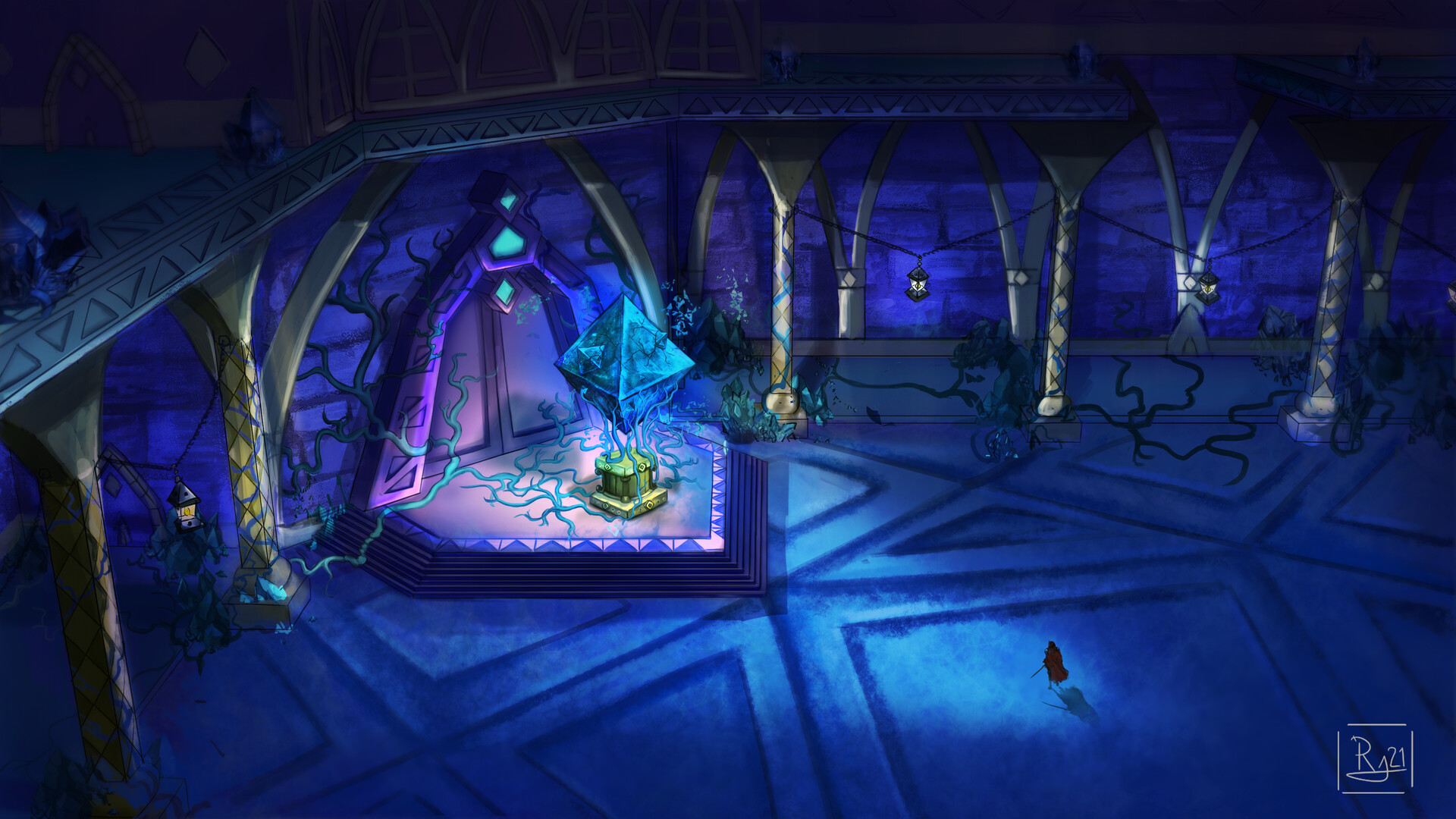 ArtStation - Crystal Room - Environment