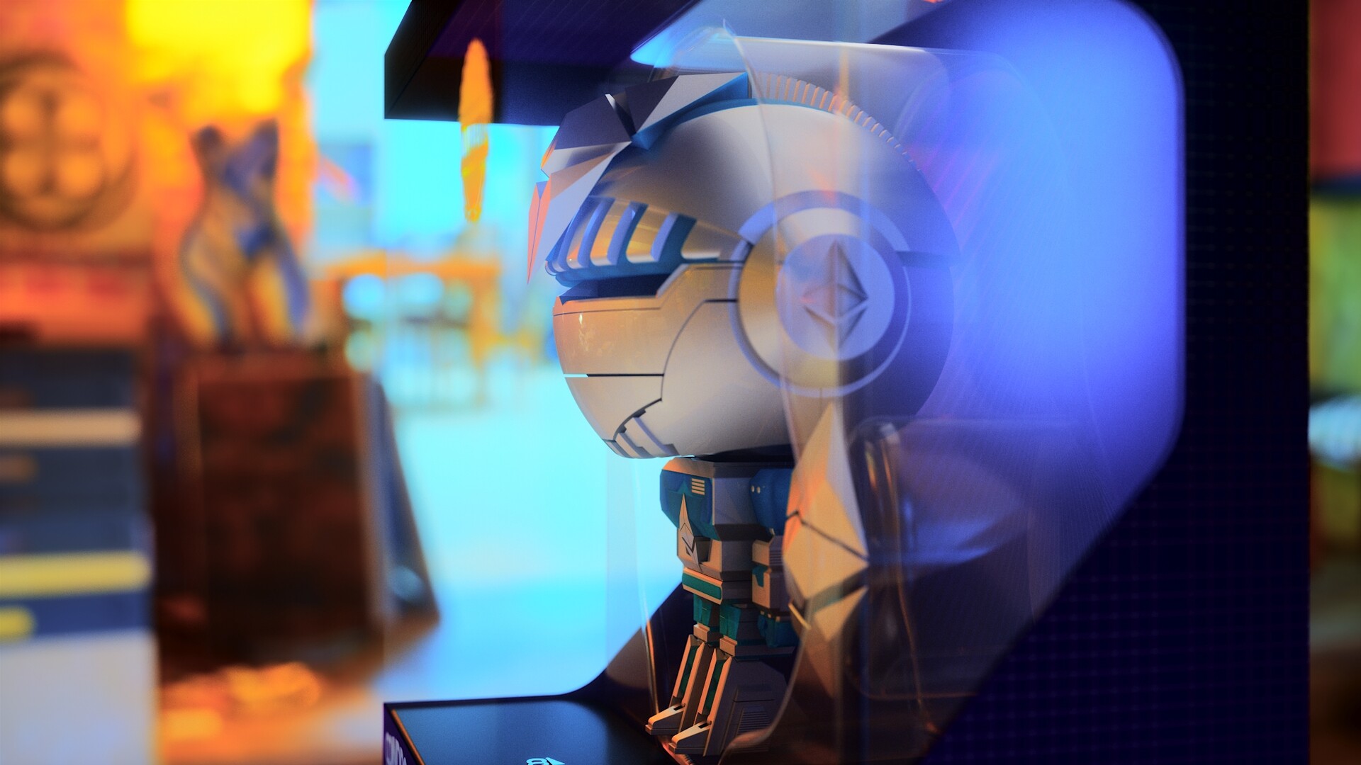 Ro Bot - Art TOY on foundation v01 eth