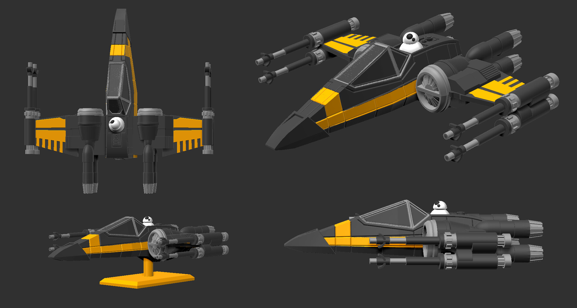 ArtStation - X-Wing closed s-foils