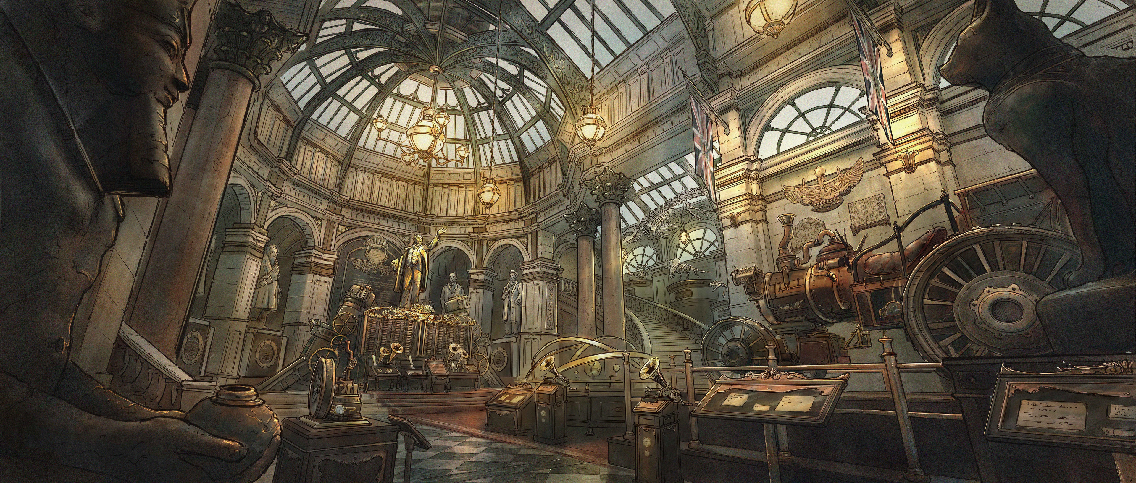 The Hall of Science, by Owen Yeung : r/ImaginarySteampunk