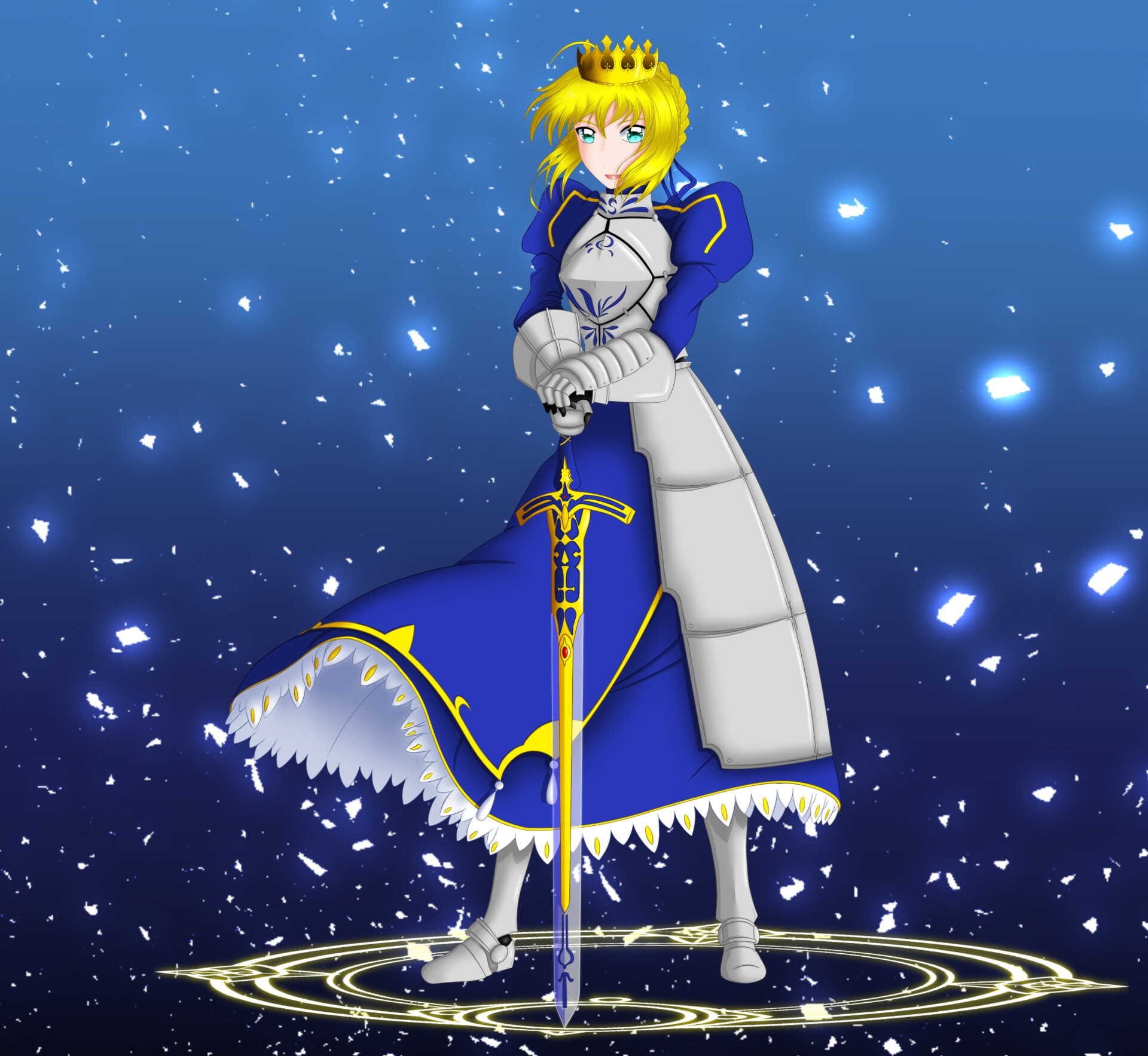 ArtStation - Saber / Arthuria without Cape