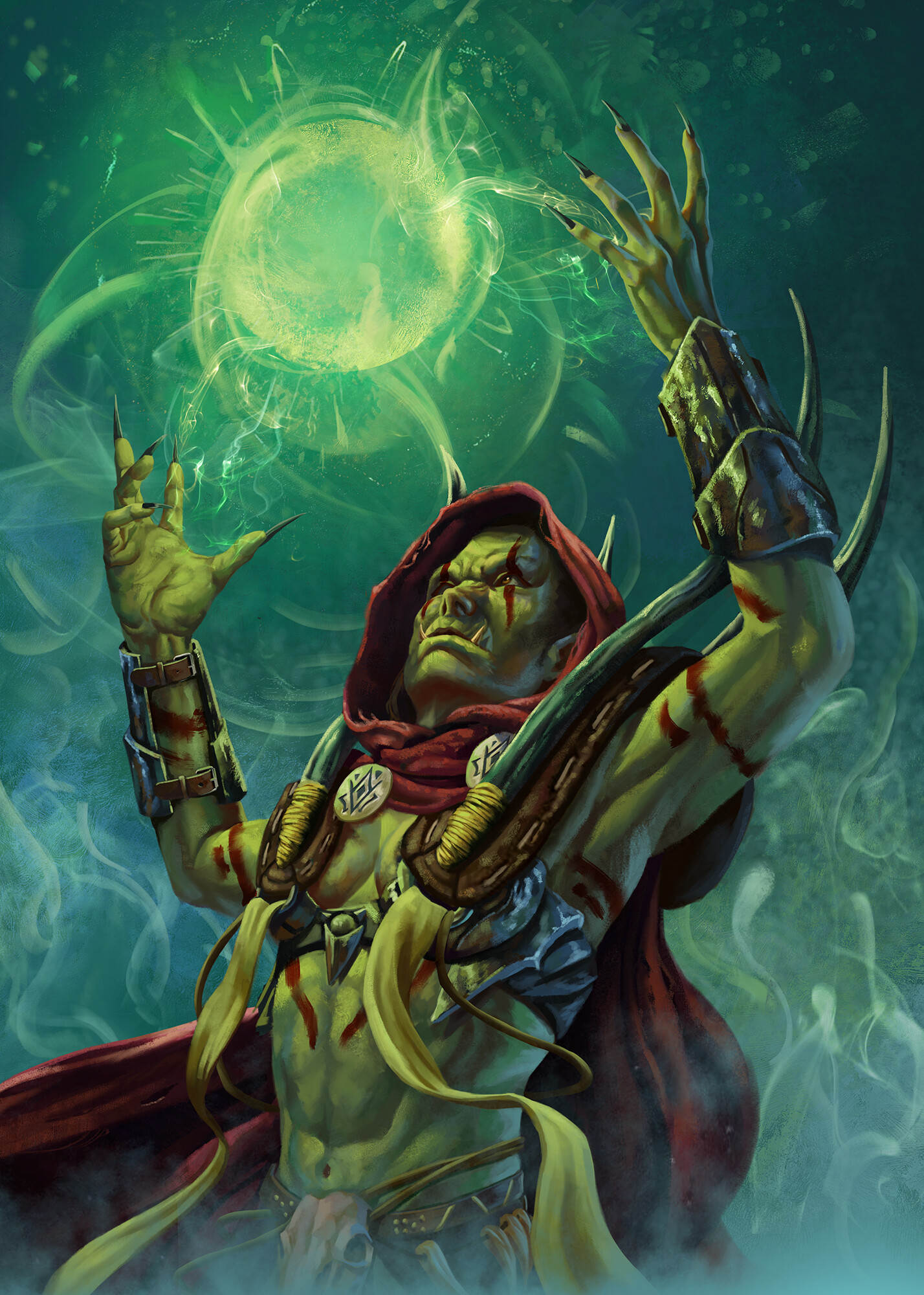 Half Orc Female Shaman