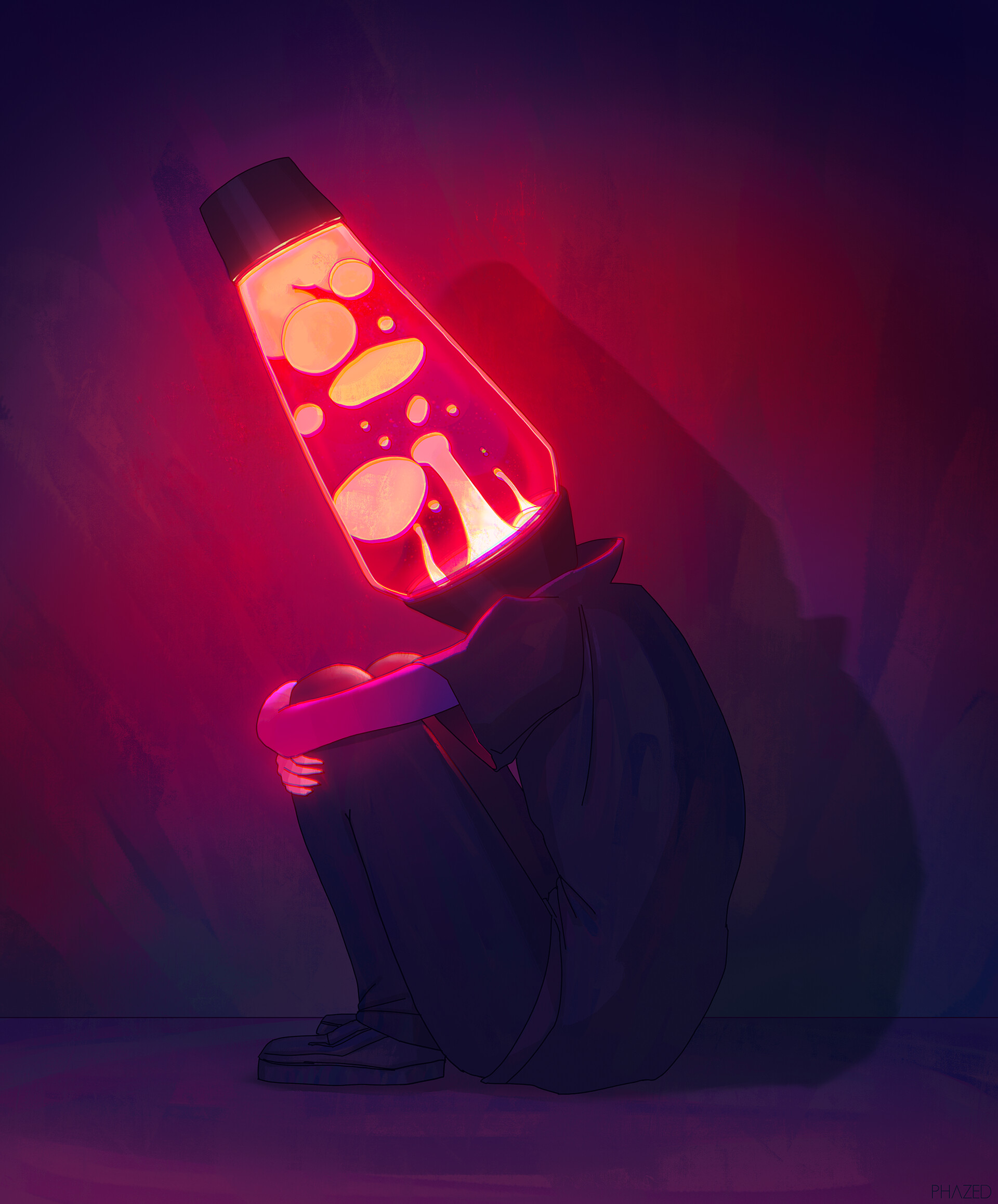ArtStation - Lava Lamp Head