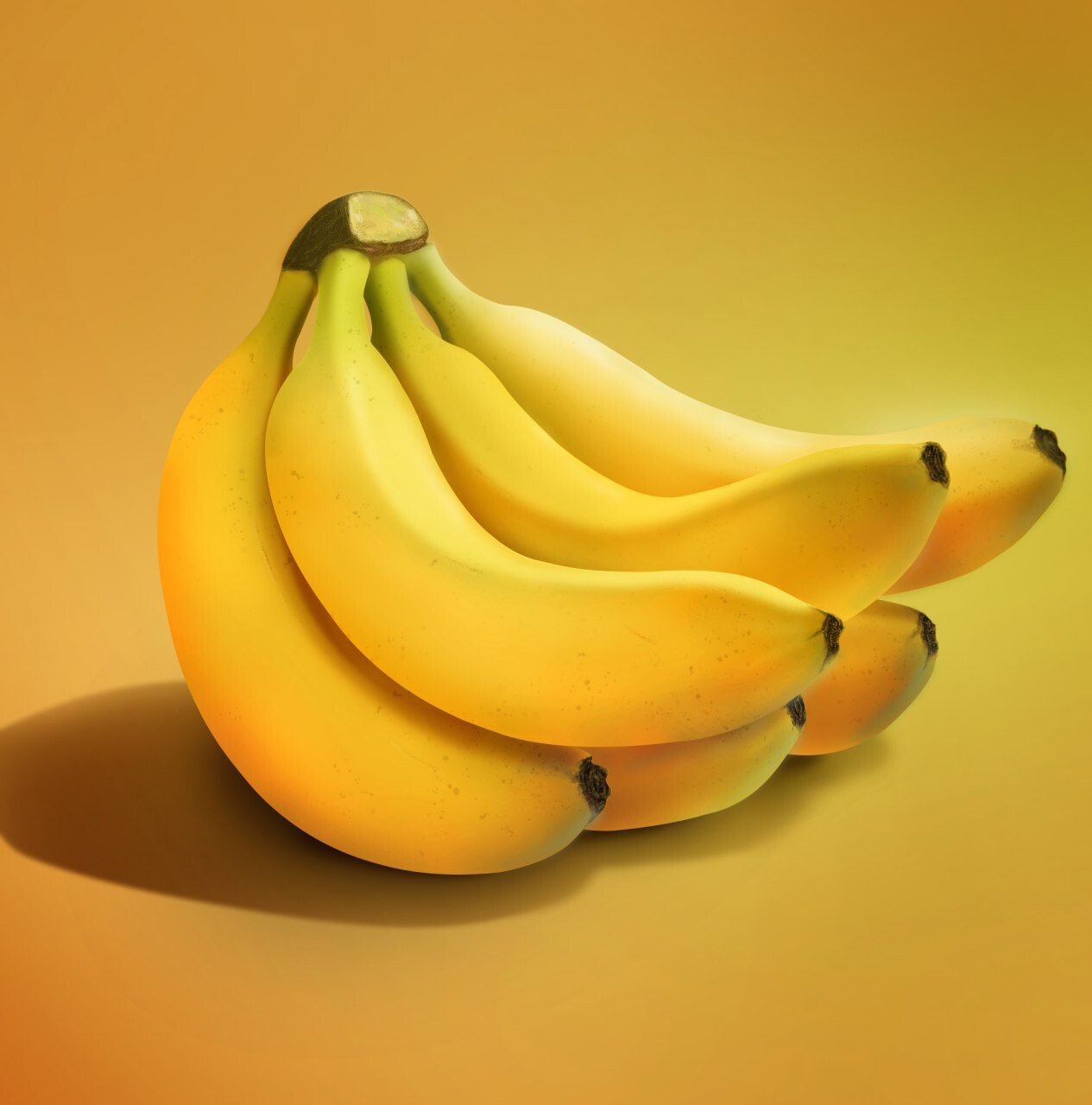 ArtStation - Bananas Digital Painting