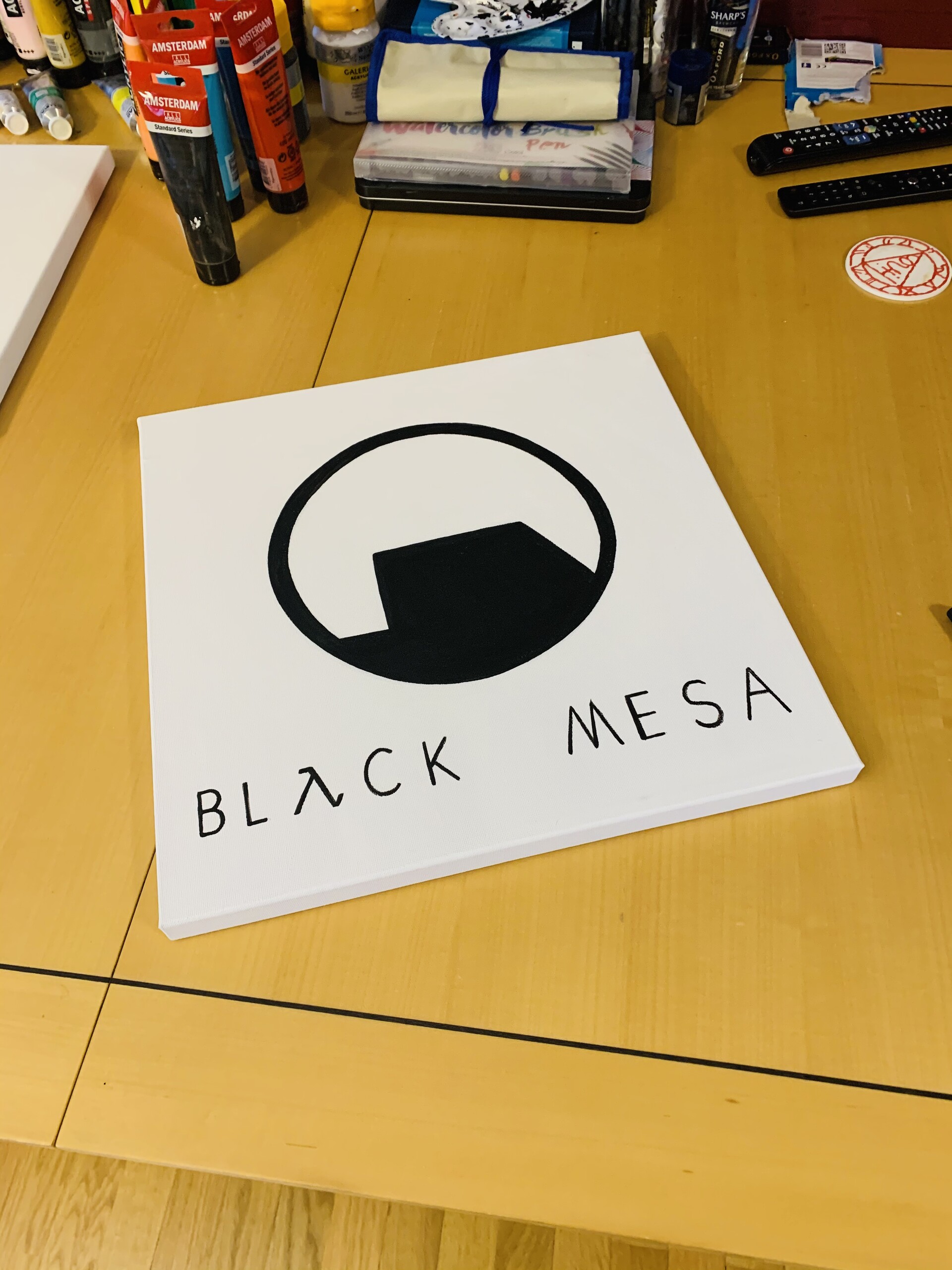 Edward Munn (EDM) - Black Mesa (painting)