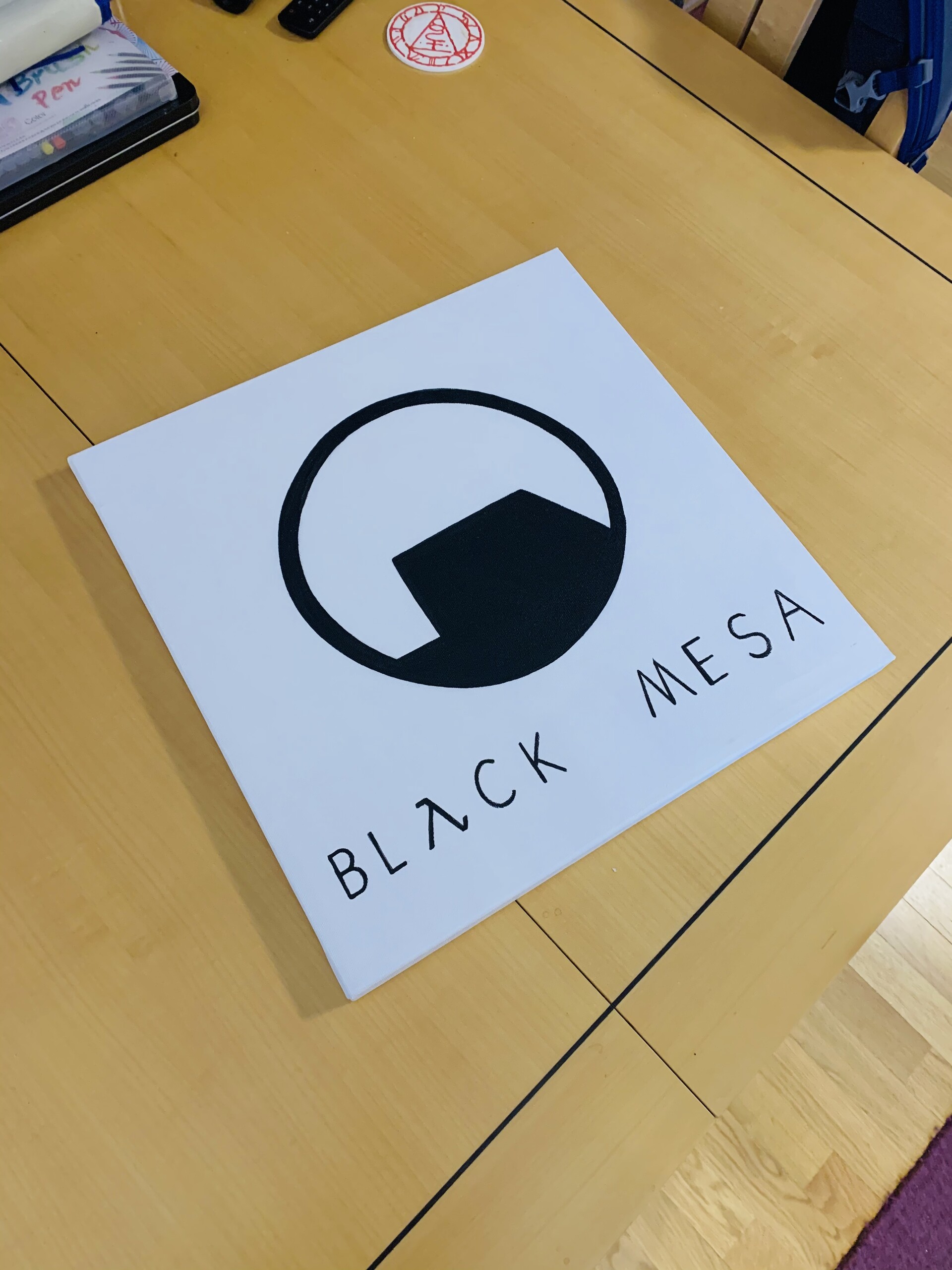 Edward Munn (EDM) - Black Mesa (painting)