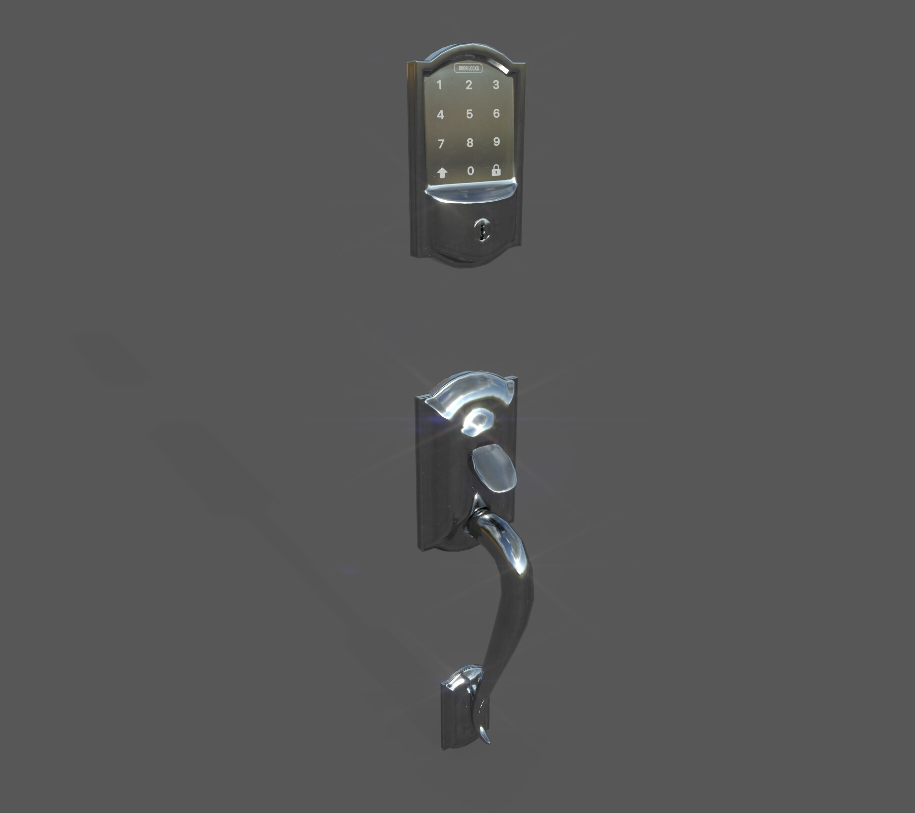 ArtStation - Digital Door lock 3D Model