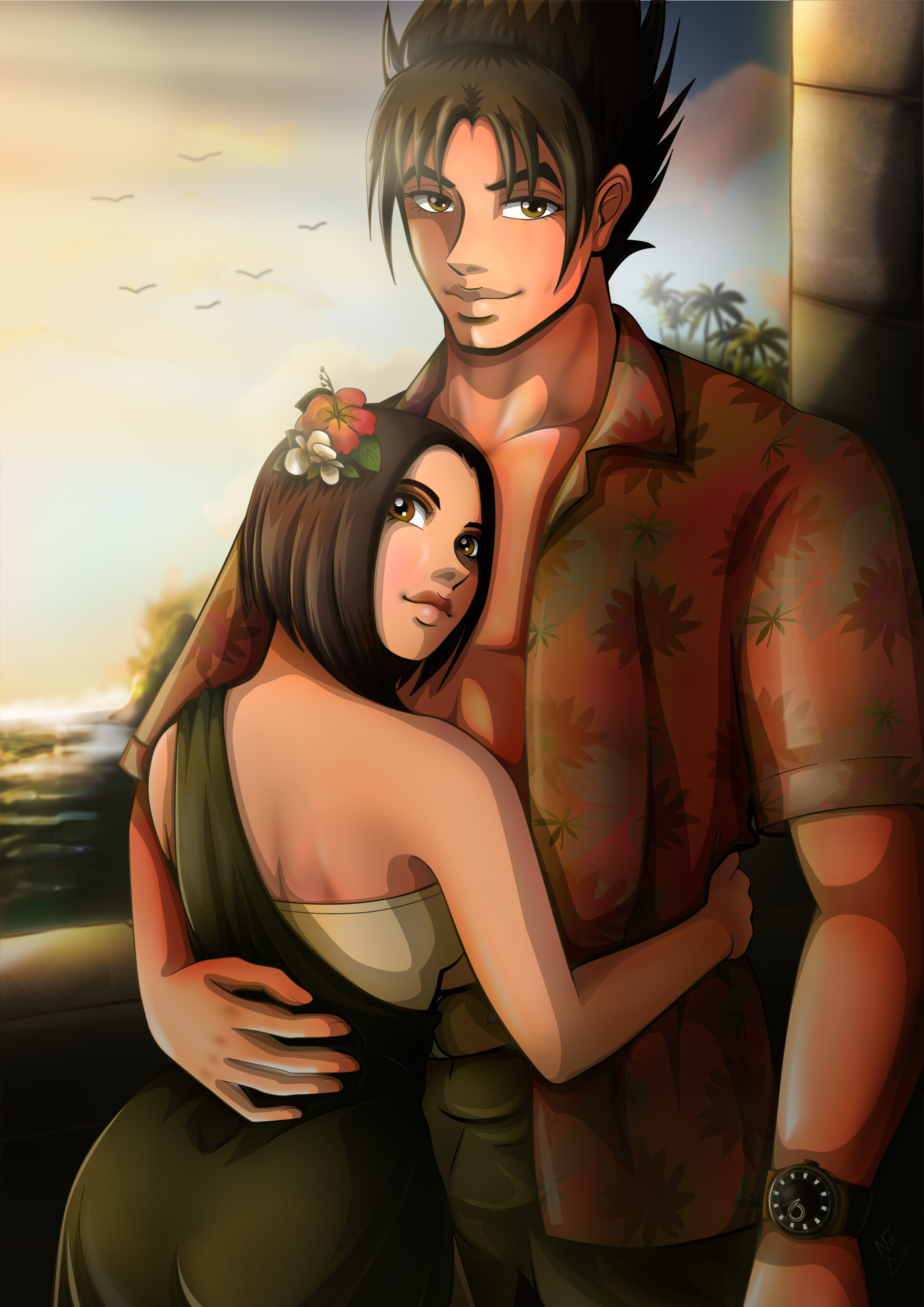 ArtStation - Couple Ilustration 2