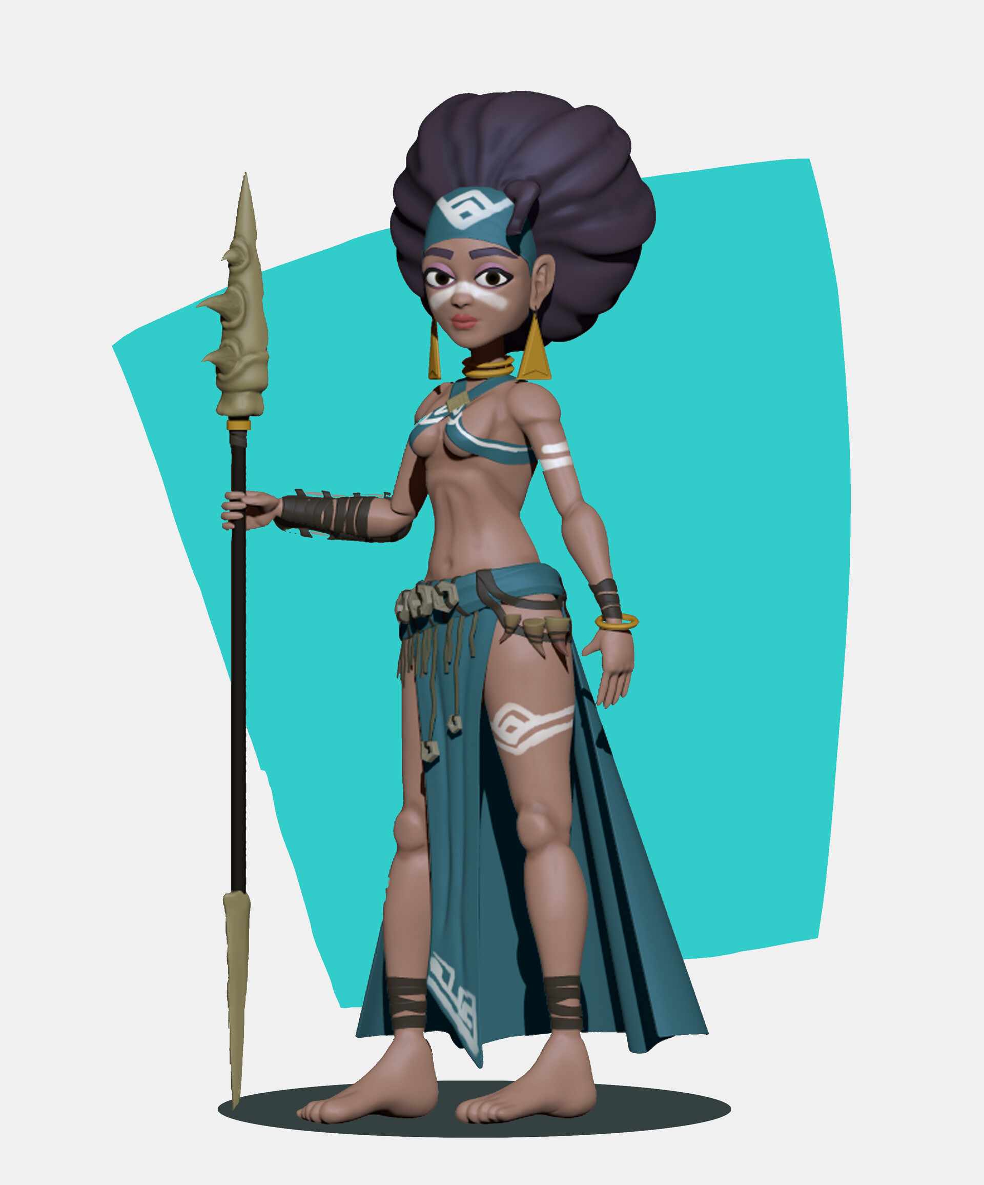 ArtStation - Amazon Warrior