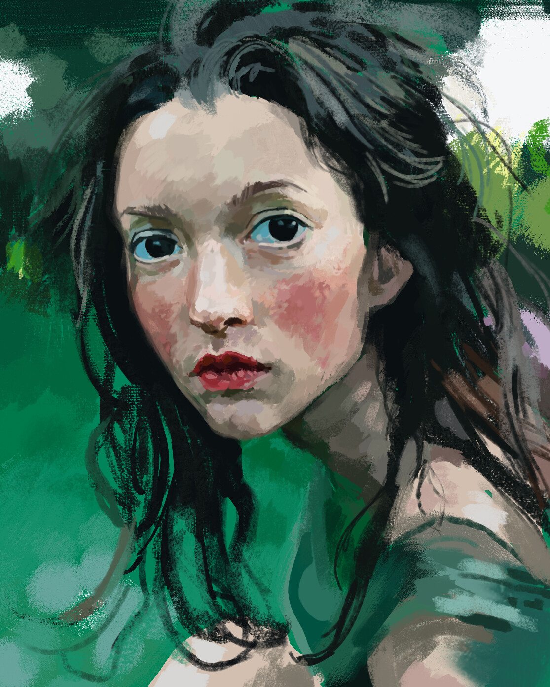 ArtStation - Green Girl