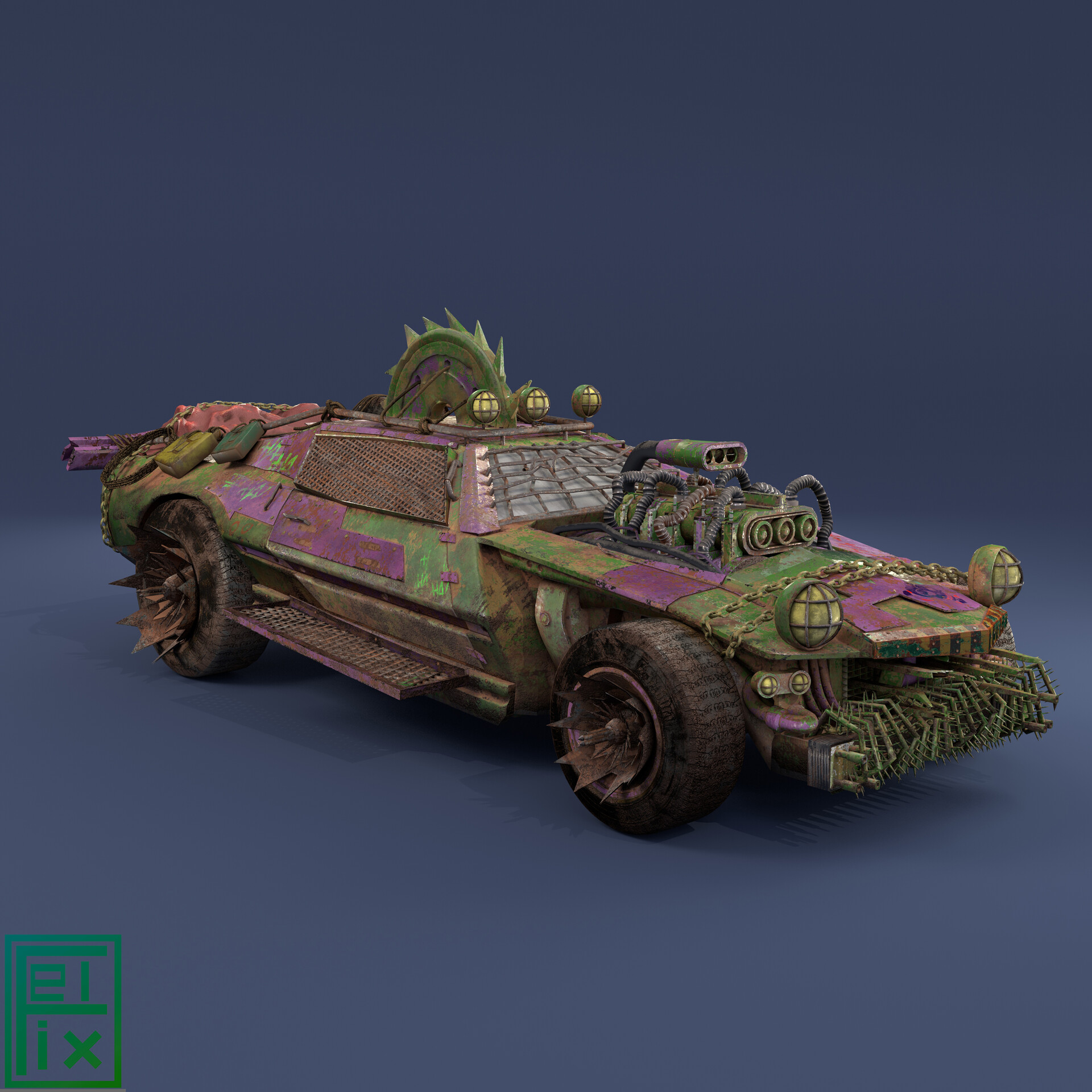 ArtStation - Post apocalyptic vehicles