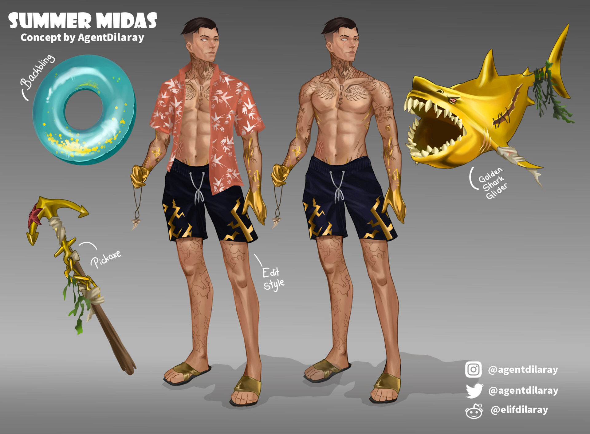 ArtStation - Summer Midas by AgentDilaray