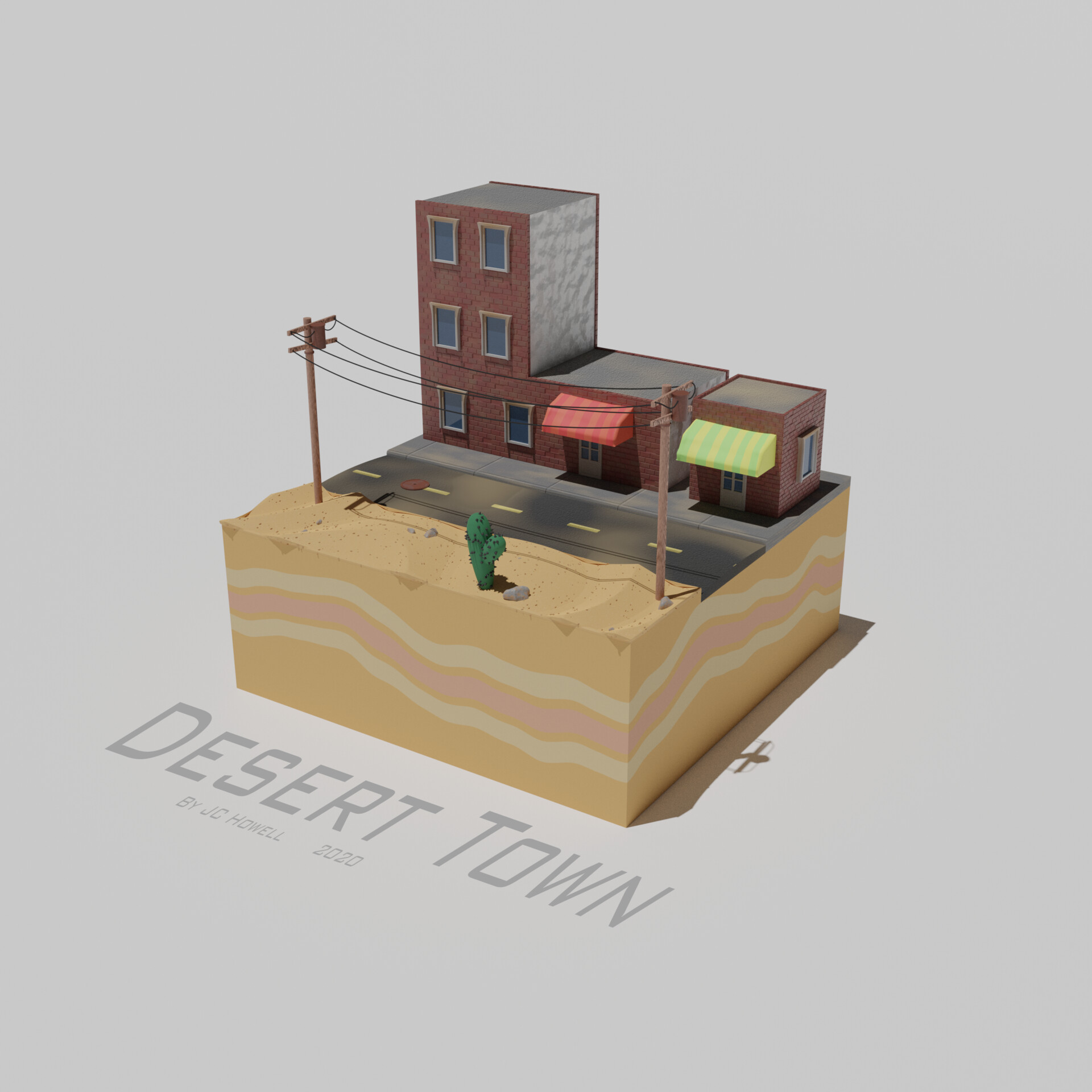 ArtStation - Desert Town