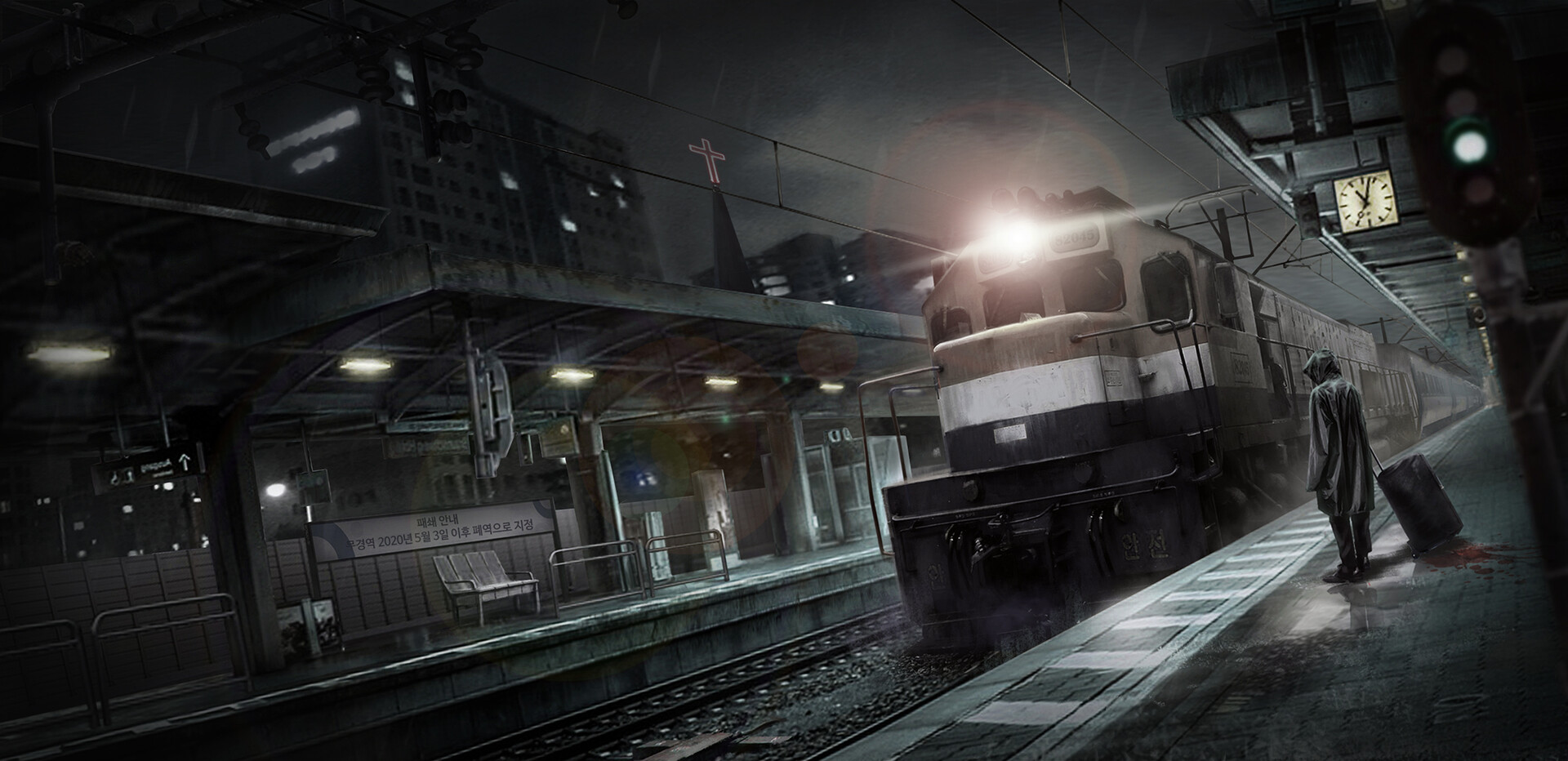 ArtStation - 'Train' concept art , TV drama