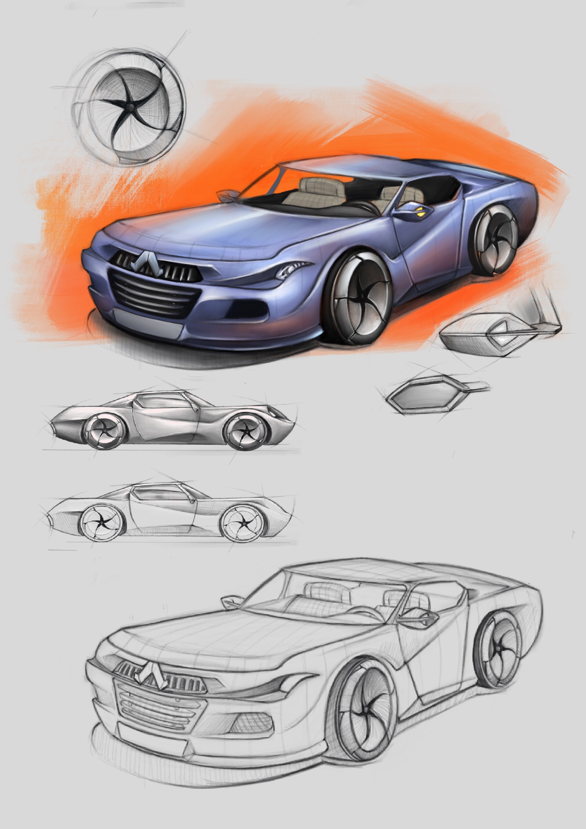 ArtStation - Sandra Martín | Project Car