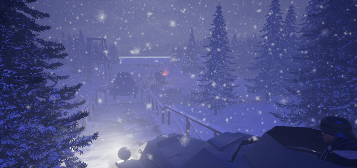 ArtStation - WWII Winter Scene