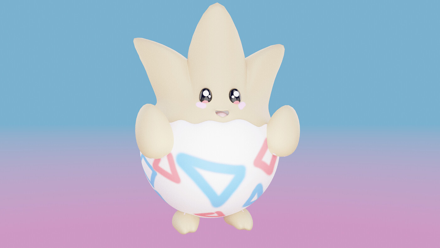 ArtStation - Togepi 3d Character Design Fanart