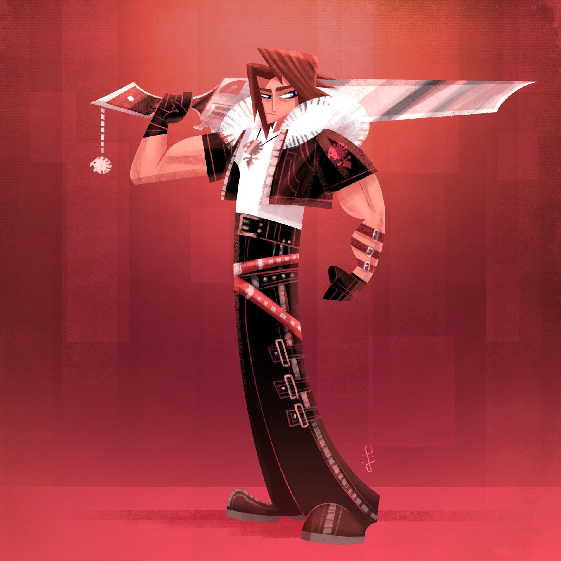 Squall Leonhart Kingdom Hearts