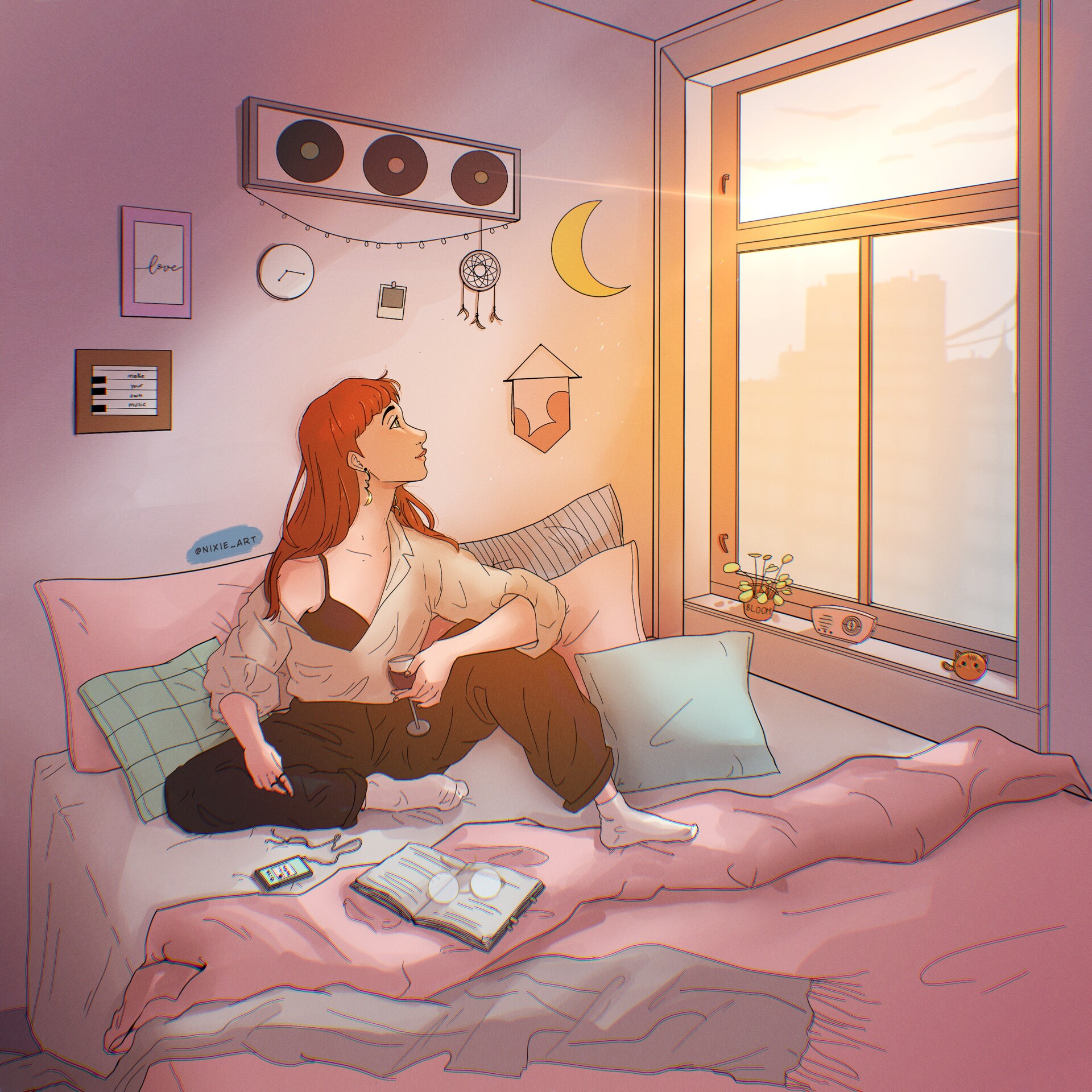 ArtStation - Cozy Sunset 🌅