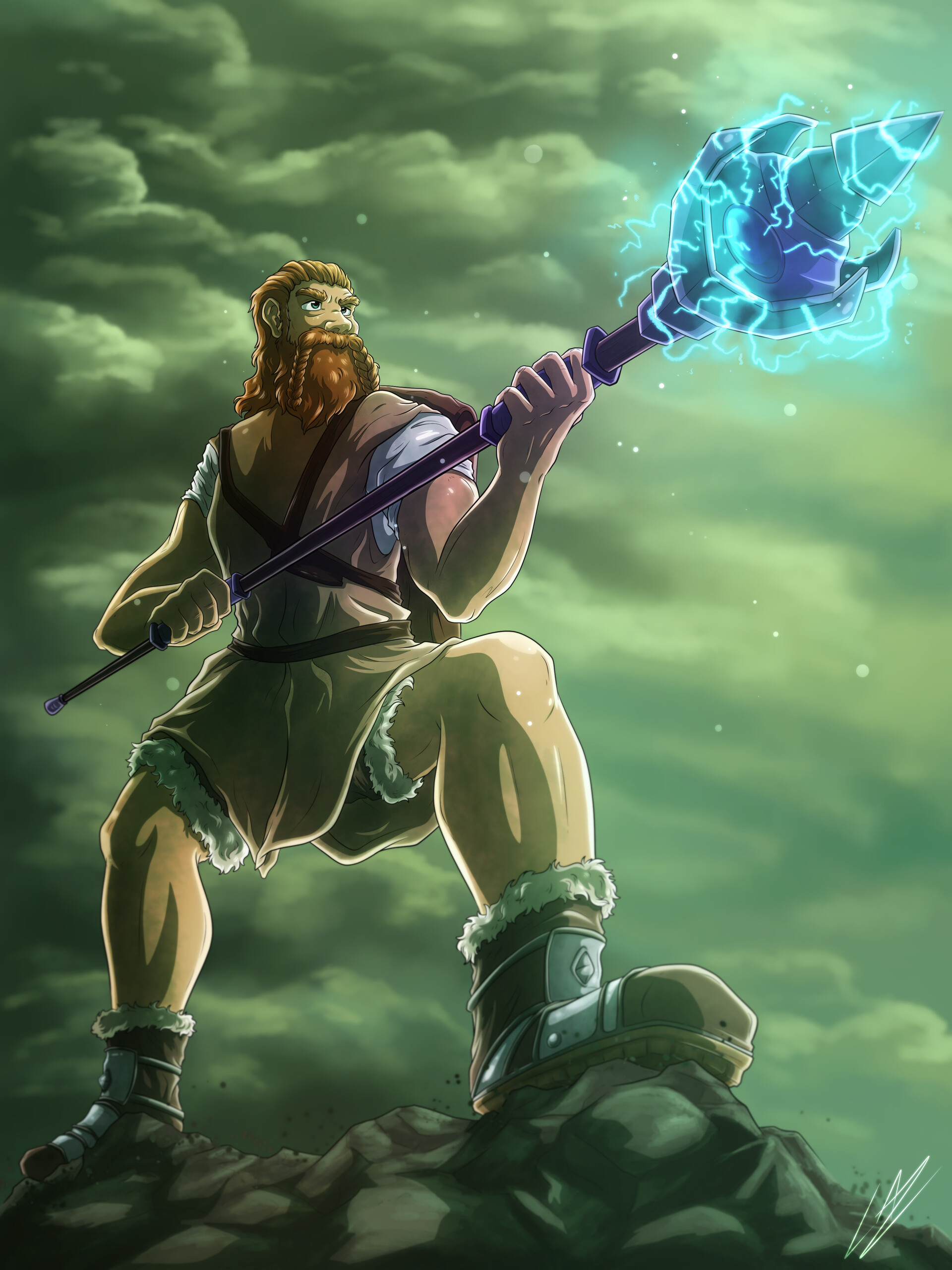 ArtStation - DnD Warrior