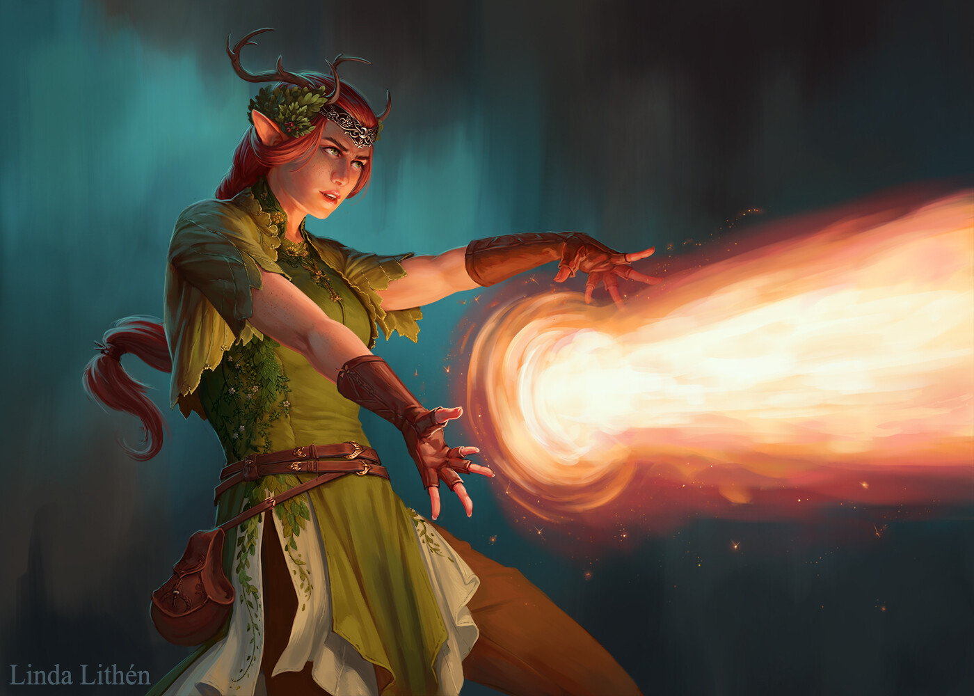 ArtStation - Critical Role fanart - Keyleth