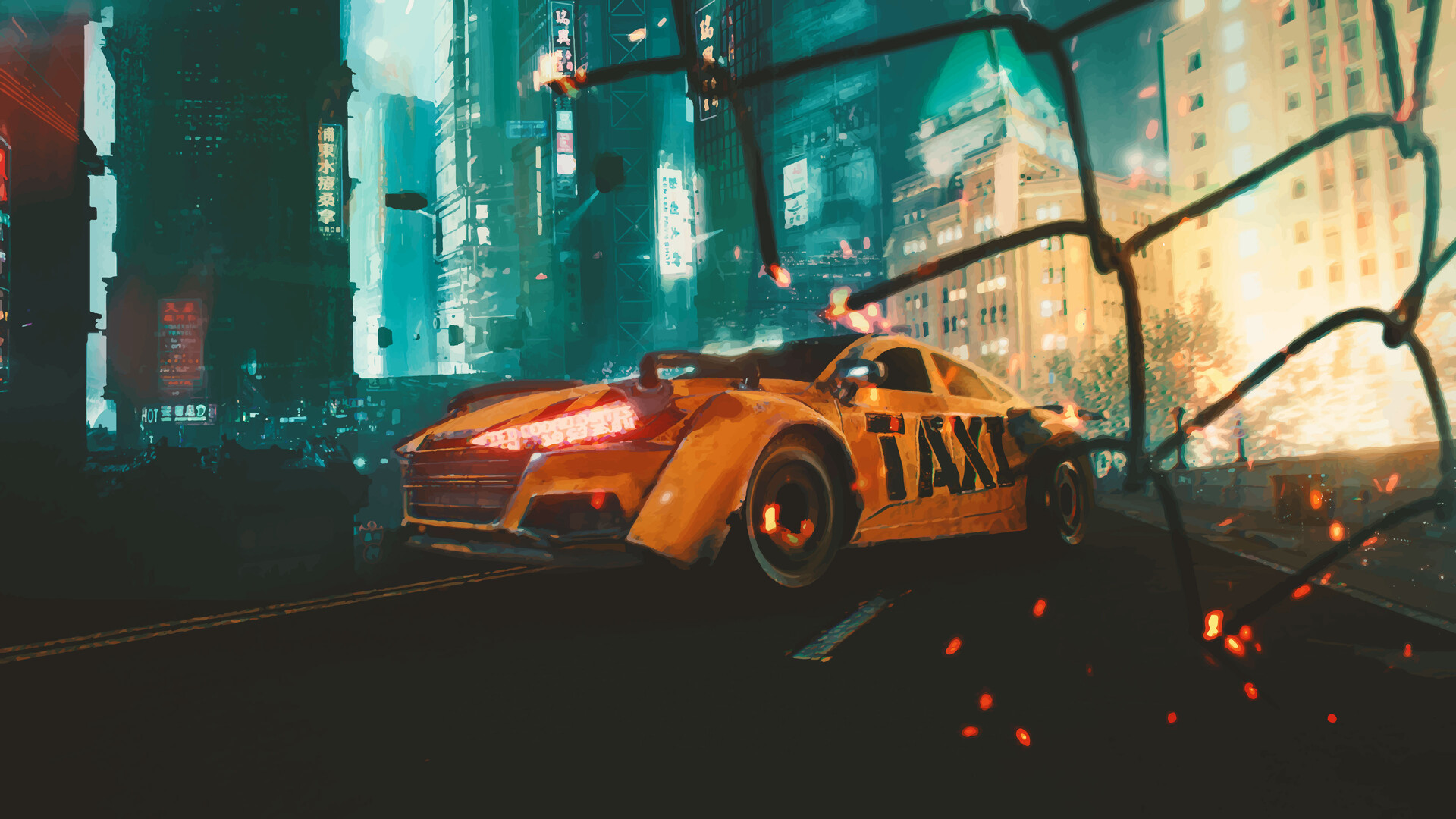 CYBER TAXI by Bahadır AYTI : r/Cyberpunk
