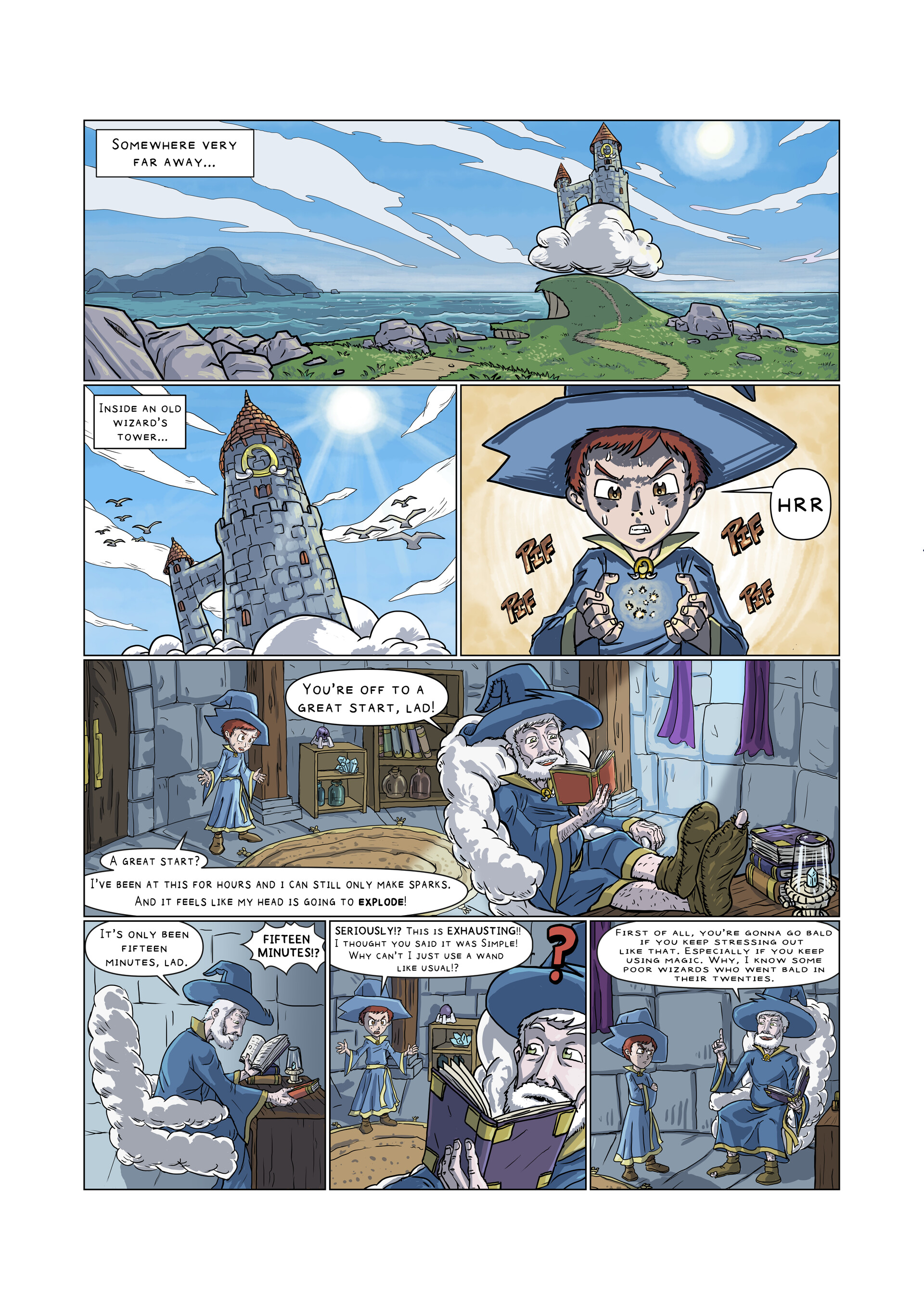 ArtStation - The Little Wizard Ep:1 Page 1