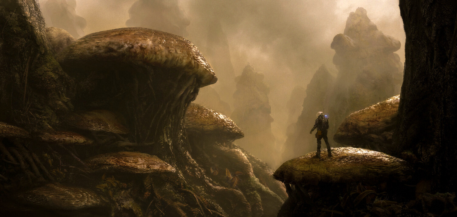 ArtStation - Pulp Adventure 2 Alien Shrooms