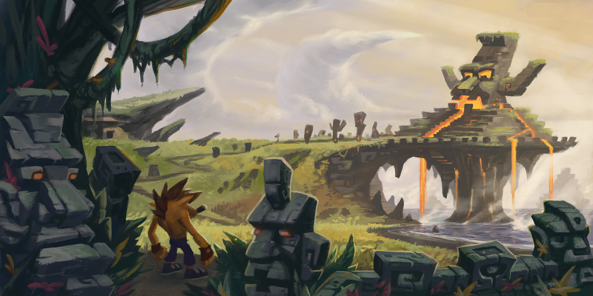 ArtStation - Crash Bandicoot: Thumpin' Wumpa Islands - Concept Art