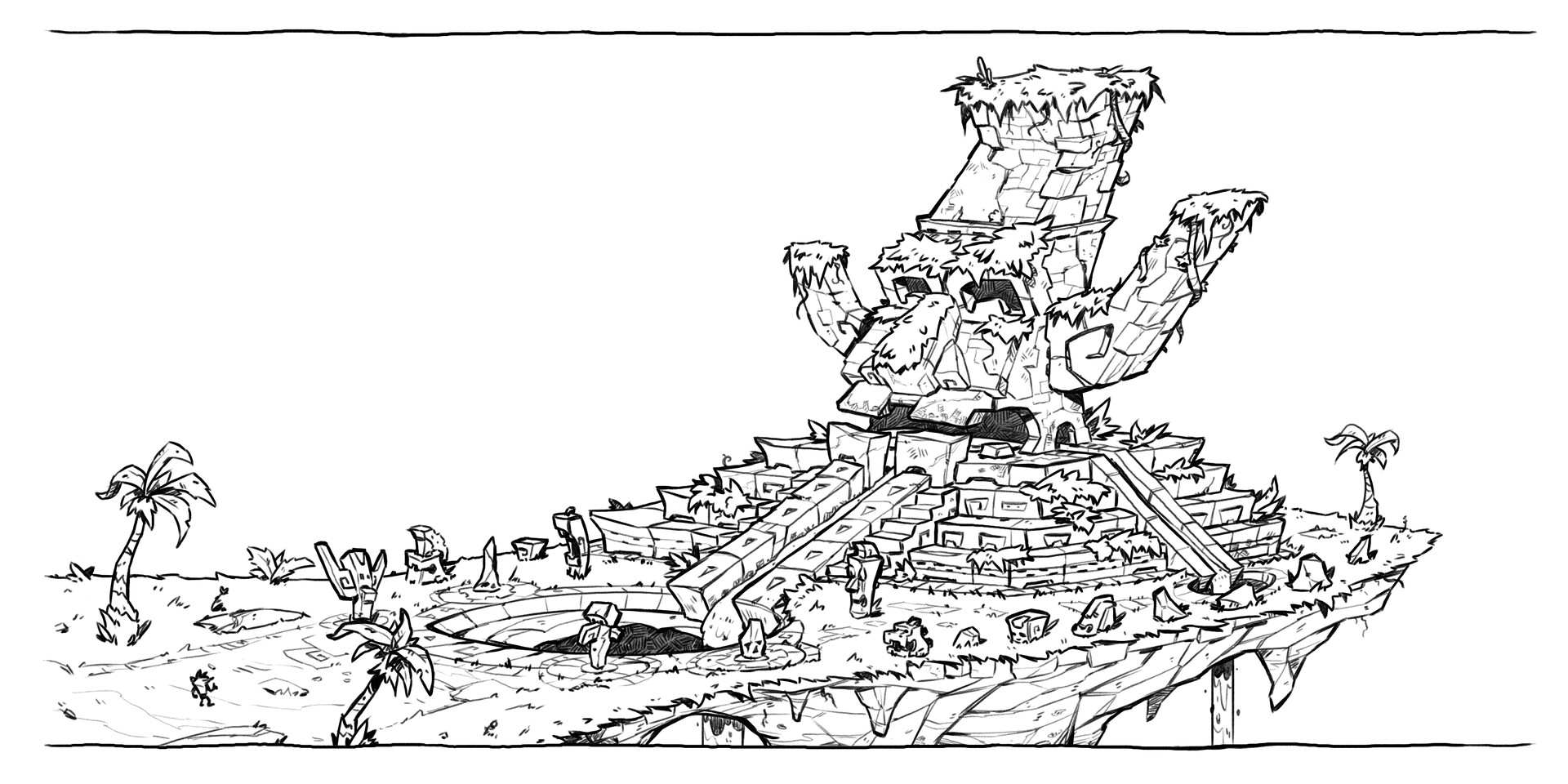 Jeff Bellio - Crash Bandicoot: Thumpin' Wumpa Islands - Concept Art