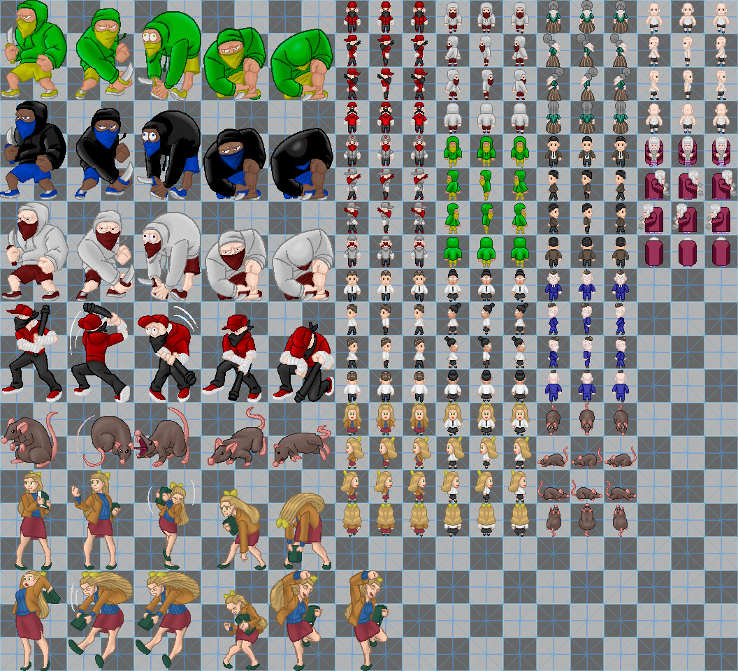 ArtStation - VGA - 2d Level Design - Sprites Showcase for "Quo"