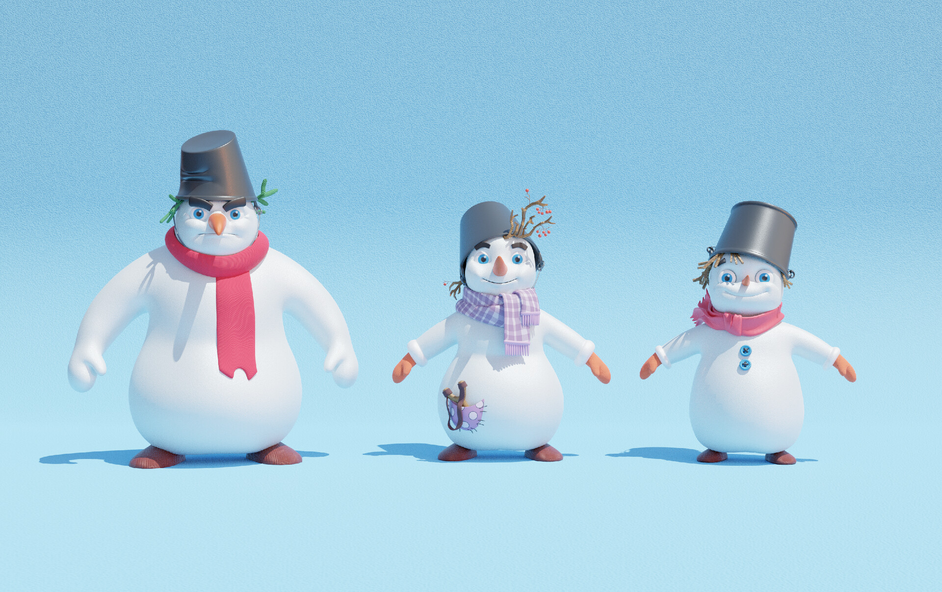 ArtStation - Snowmans