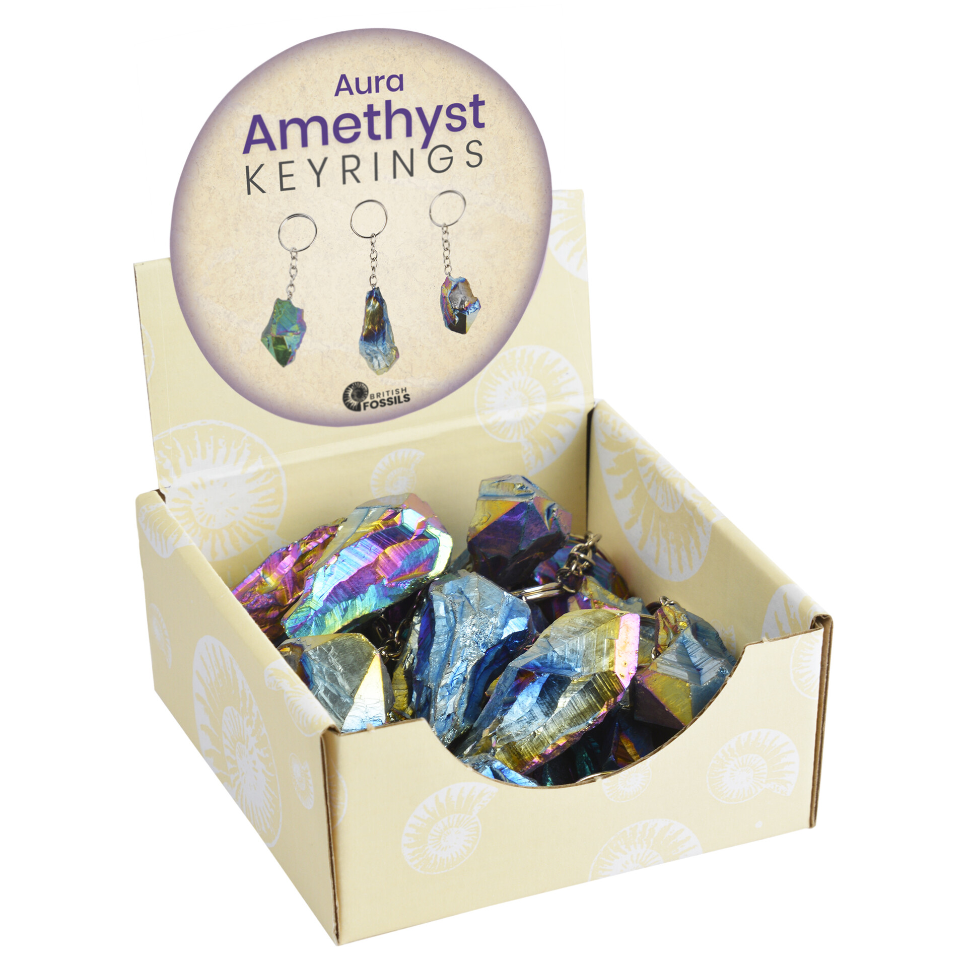 ArtStation - Aura Amethyst Keyring pack design