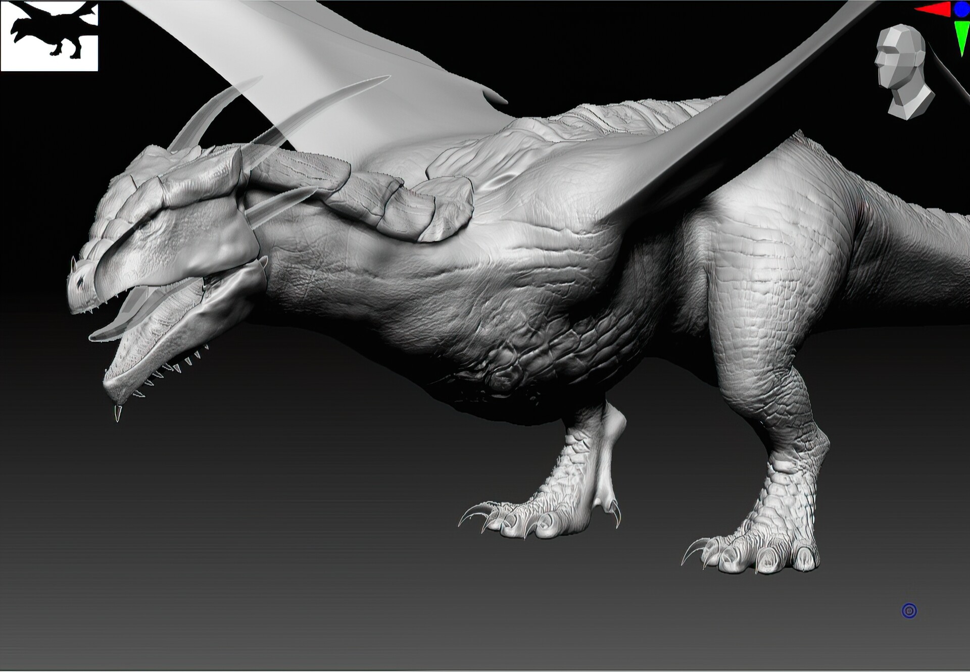 ArtStation - Wyvern (WIP) 2019