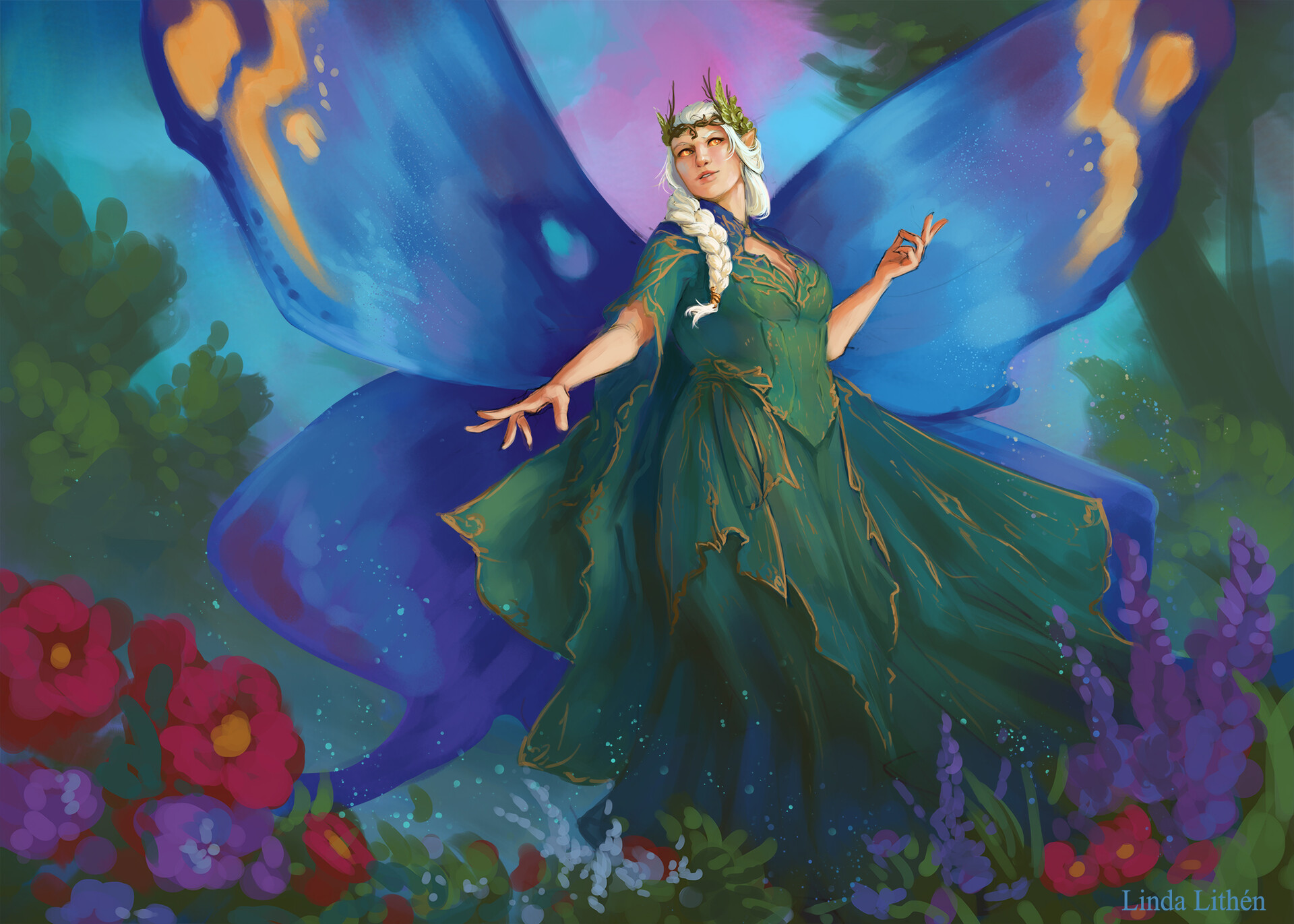 Fae Queen by Linda Lithén : r/ImaginaryFaeries