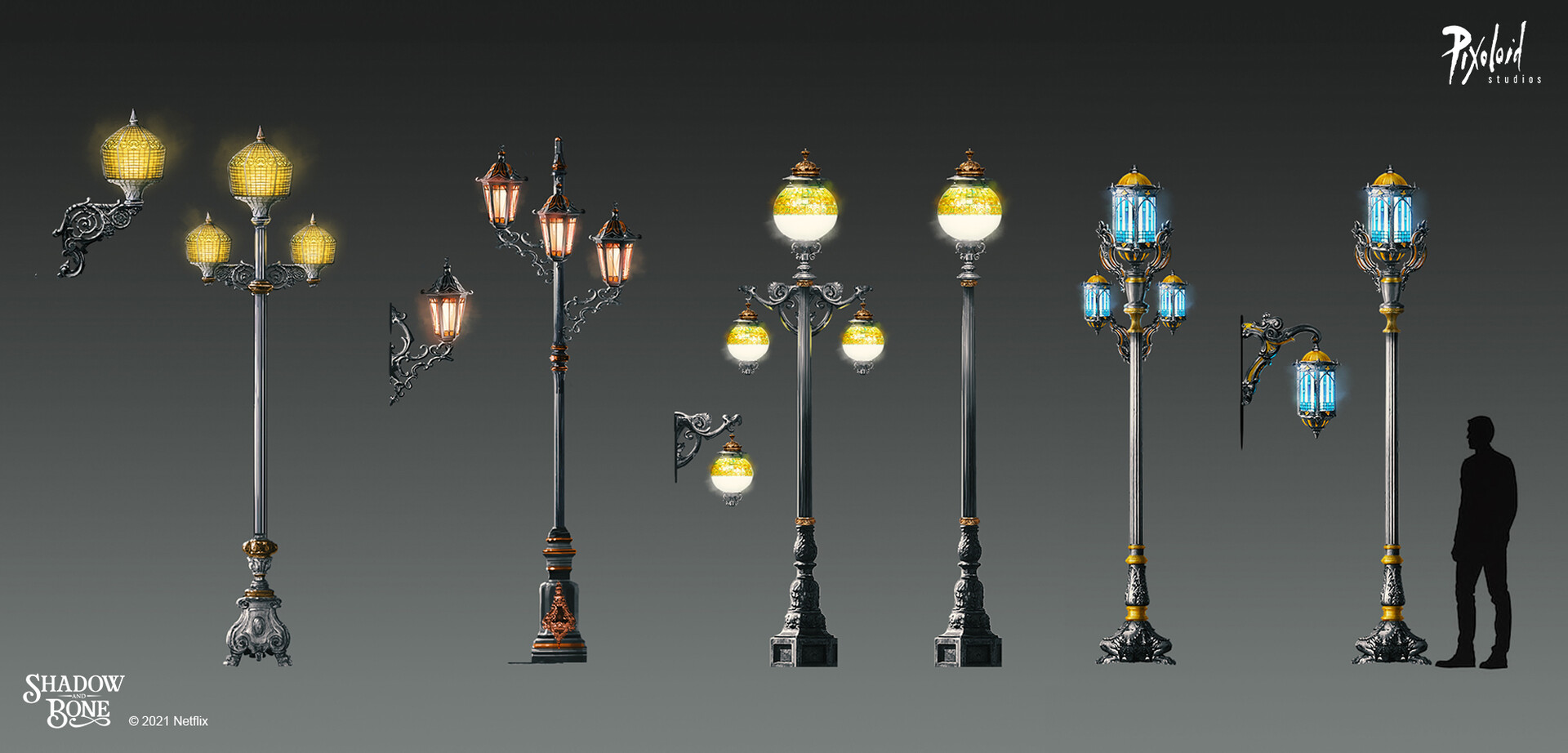 Pixoloid Studios - Shadow and Bone - Lamps