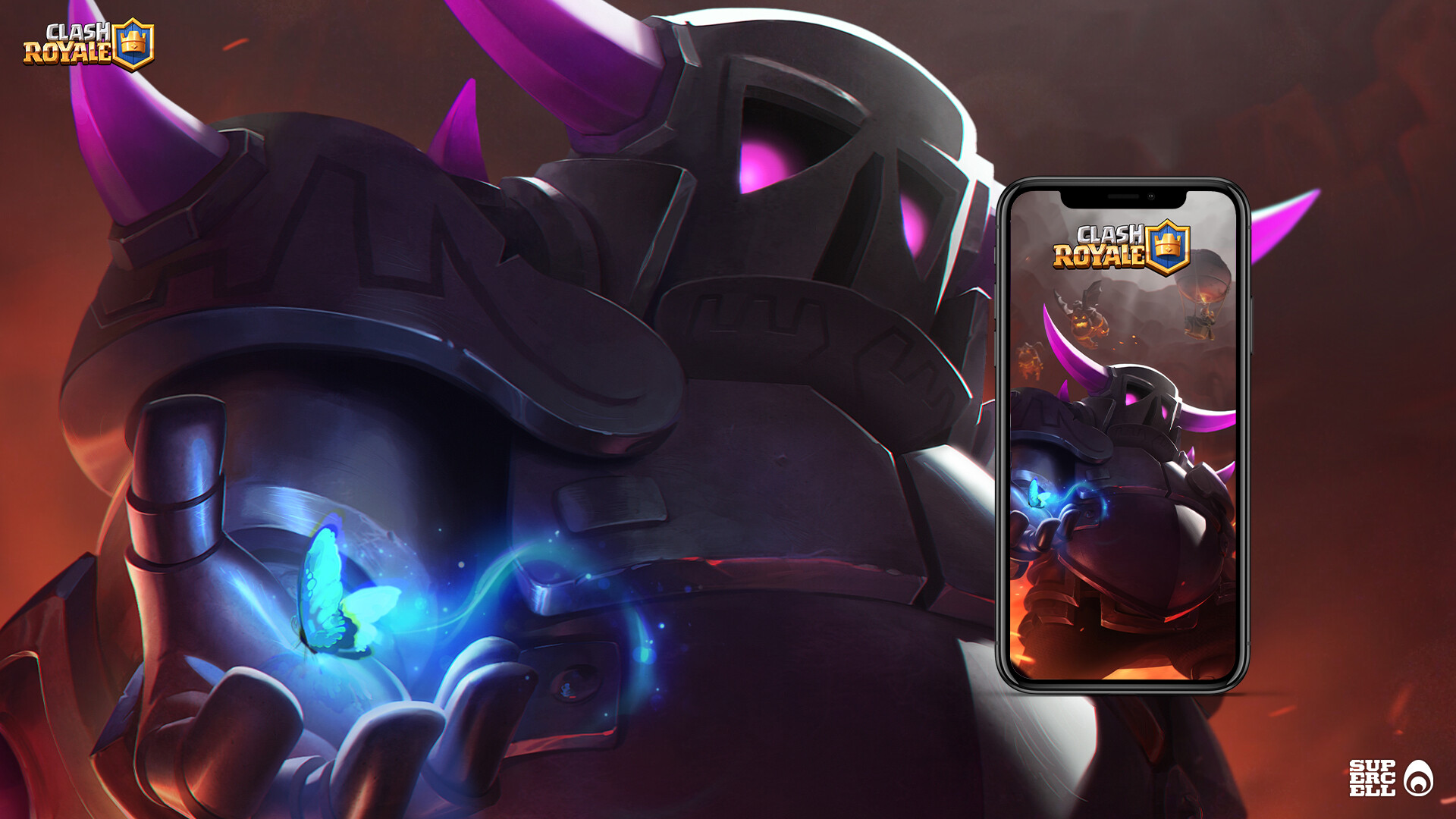 Ocellus - SERVICES - Clash Royale - PEKKA Playhouse Loading Screen Illustration