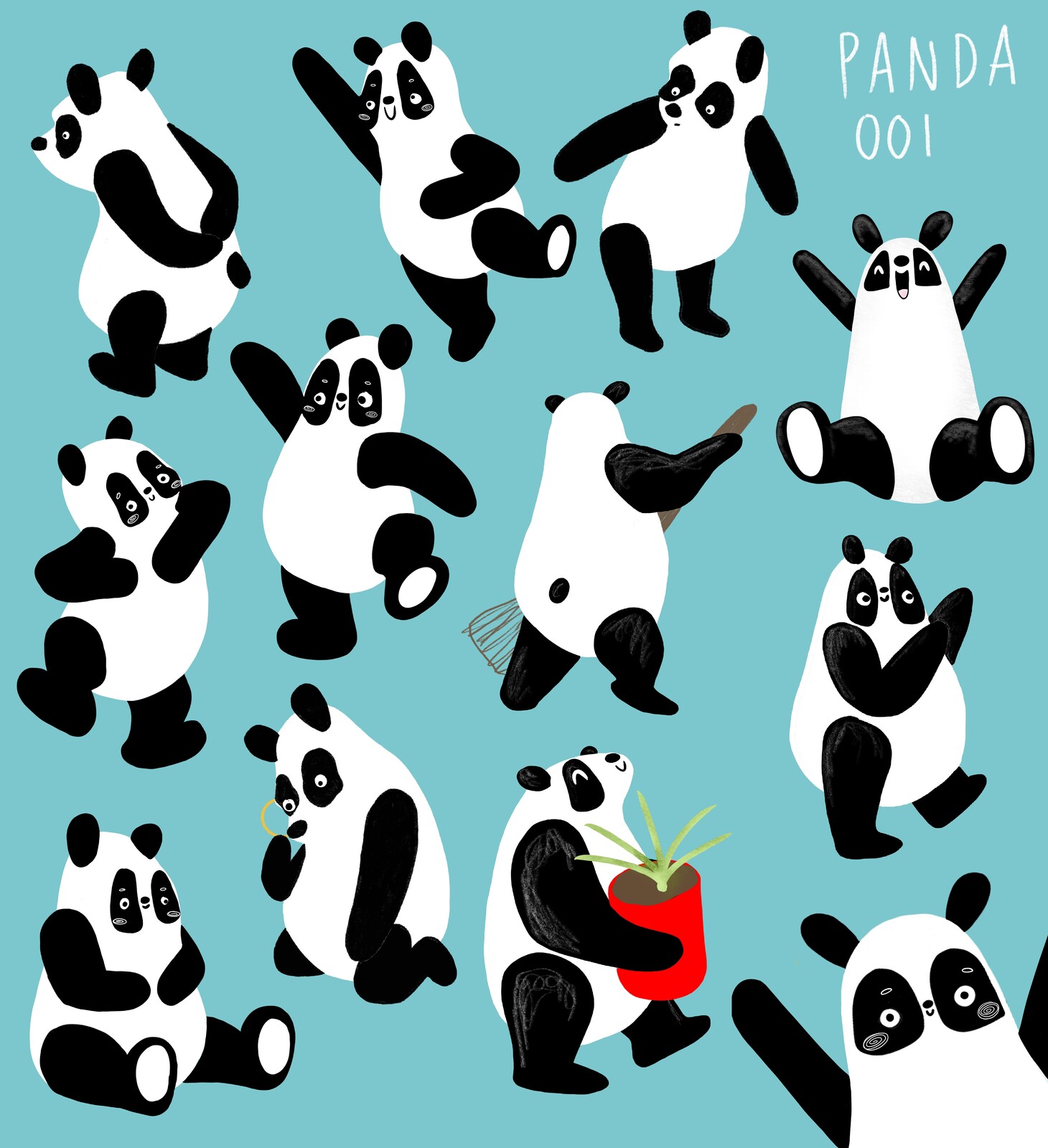 Elliot Luca - Panda Character