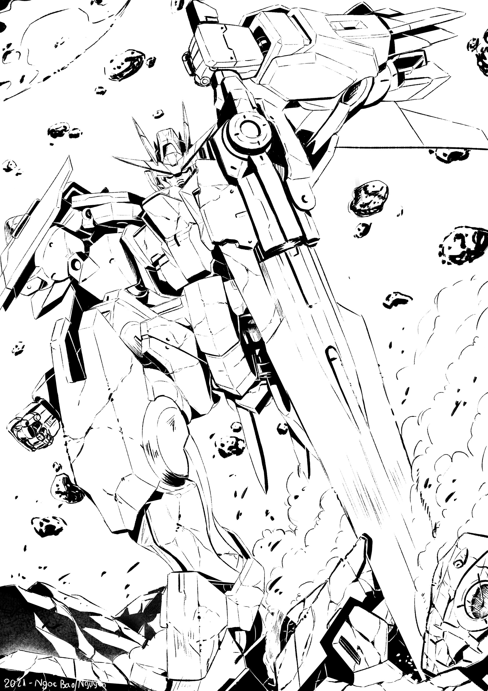 gundam 00 raiser design coloring pages