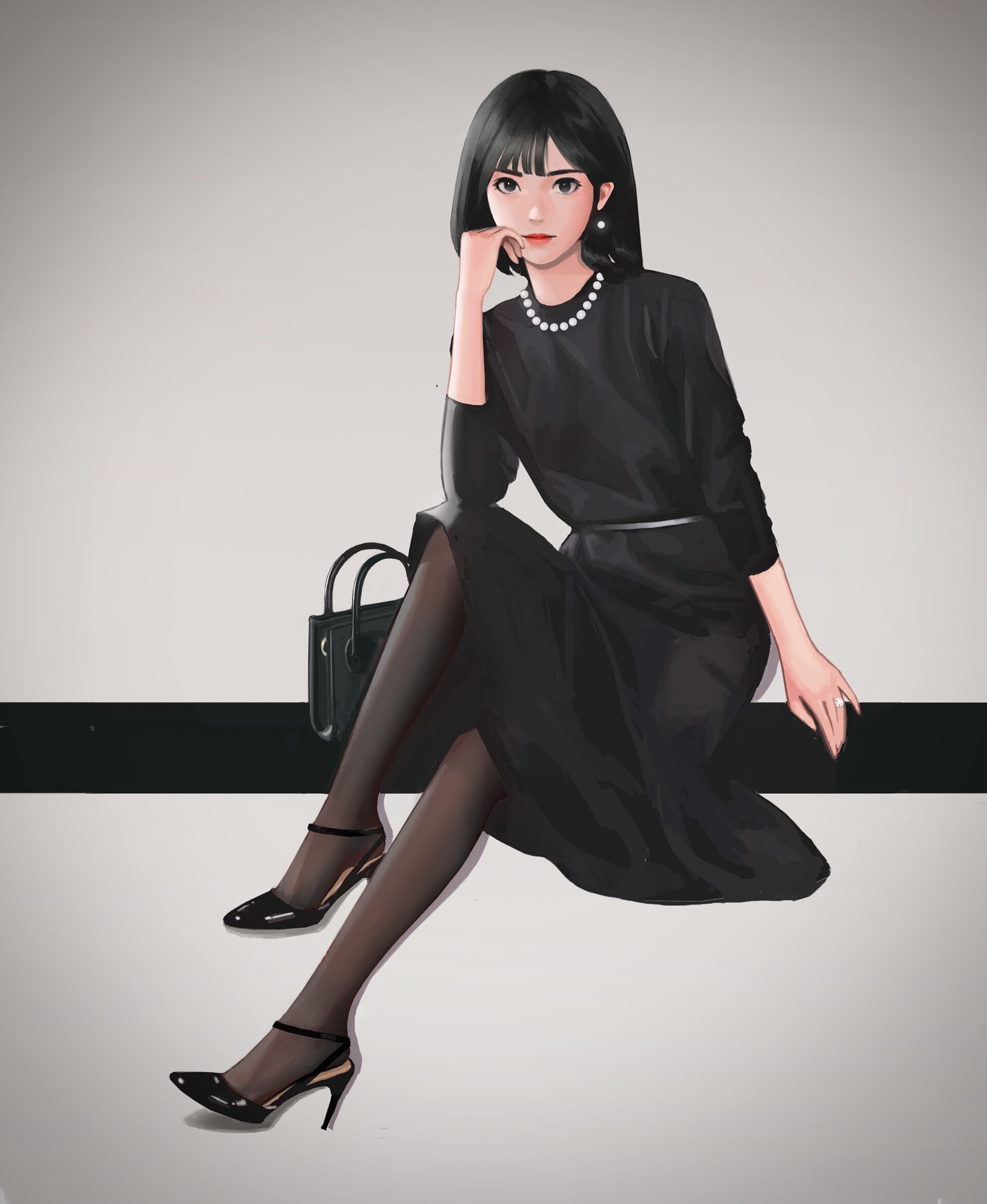 ArtStation - girl practice