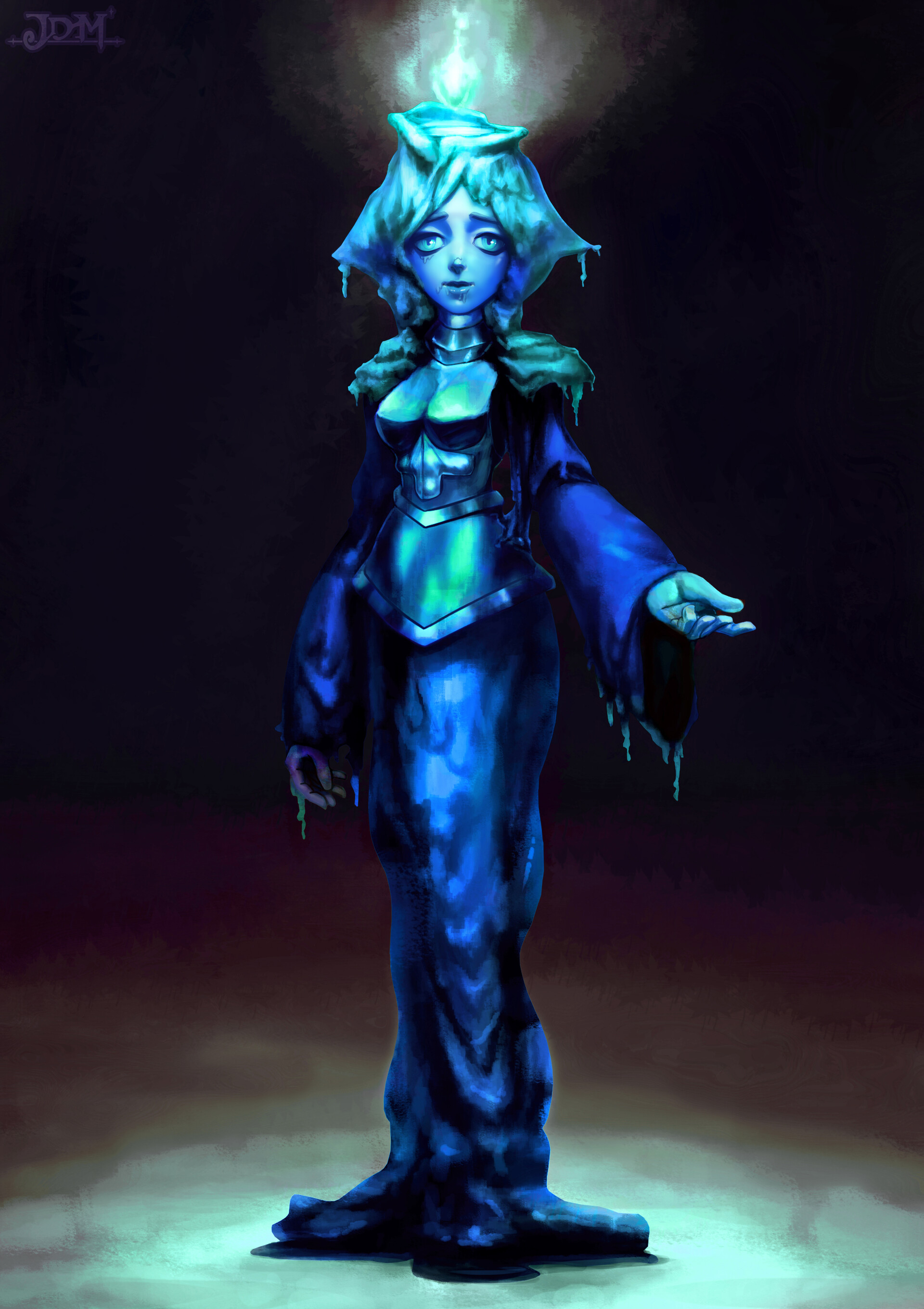 ArtStation - Spectral Candle Lady