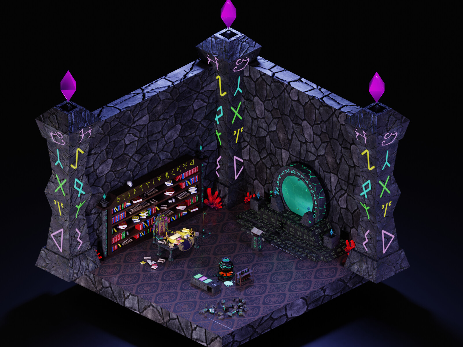 ArtStation - Mage Room