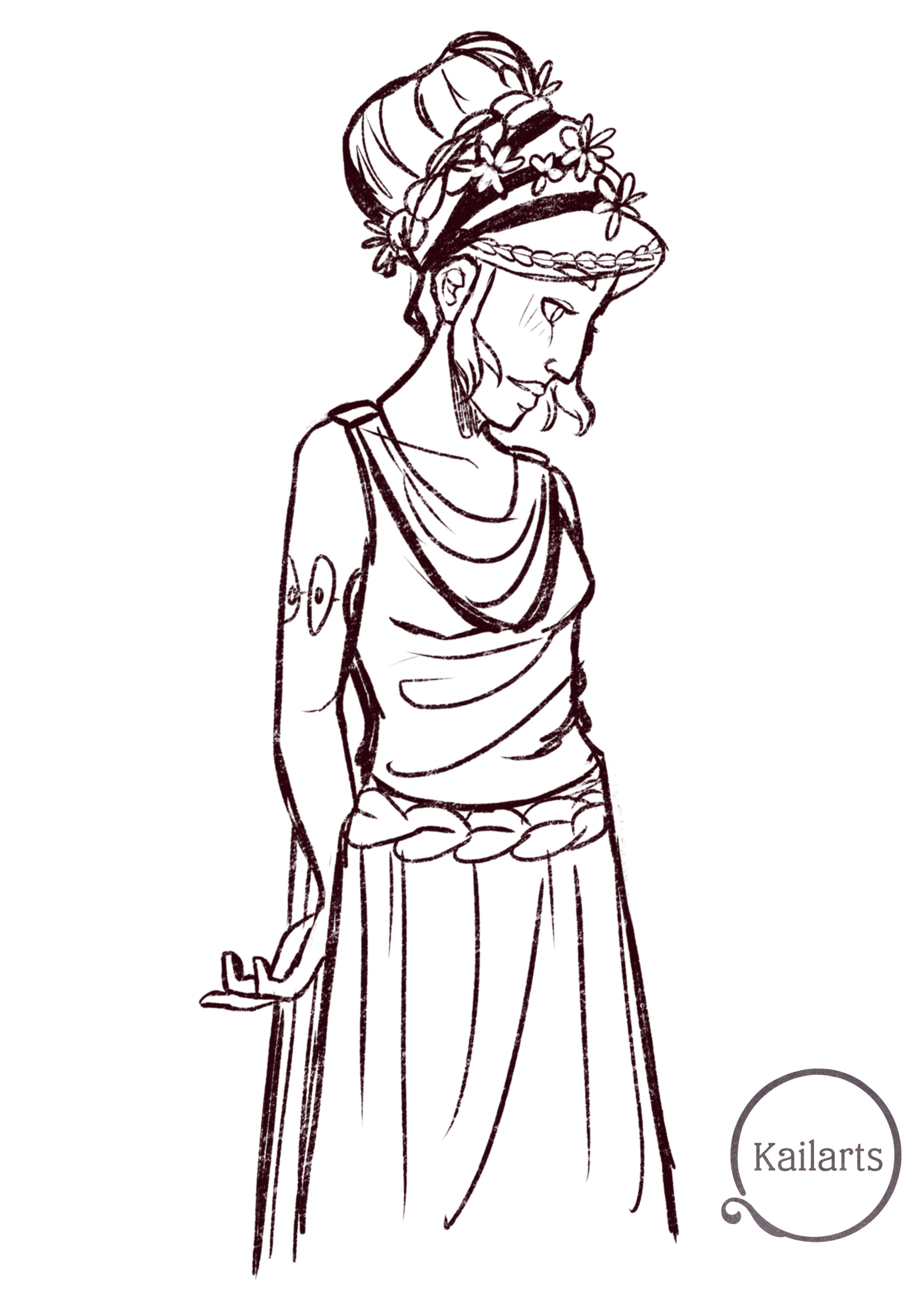 persephone coloring sheet