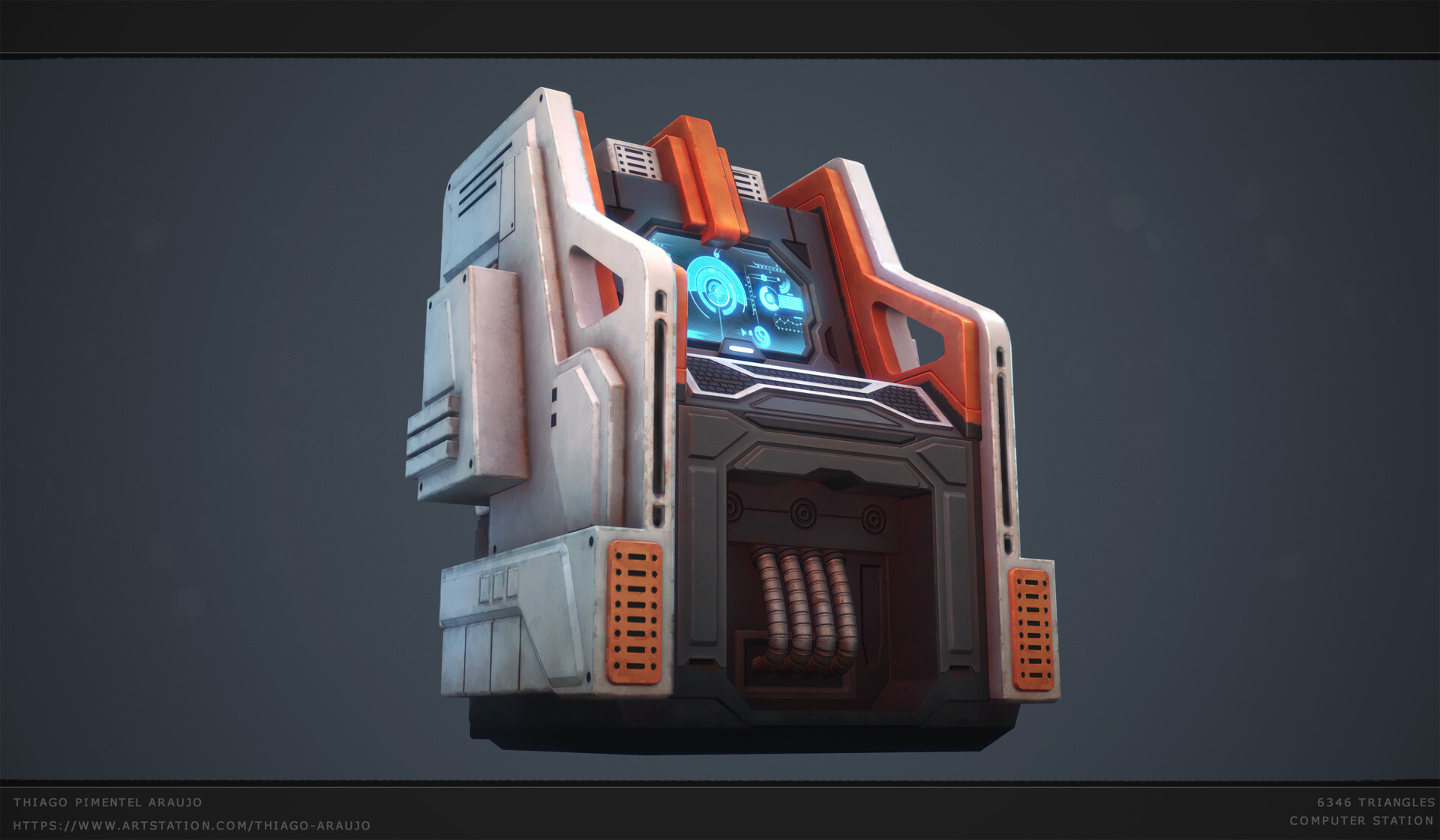 Thiago Araujo - Sci-fi Computer Station