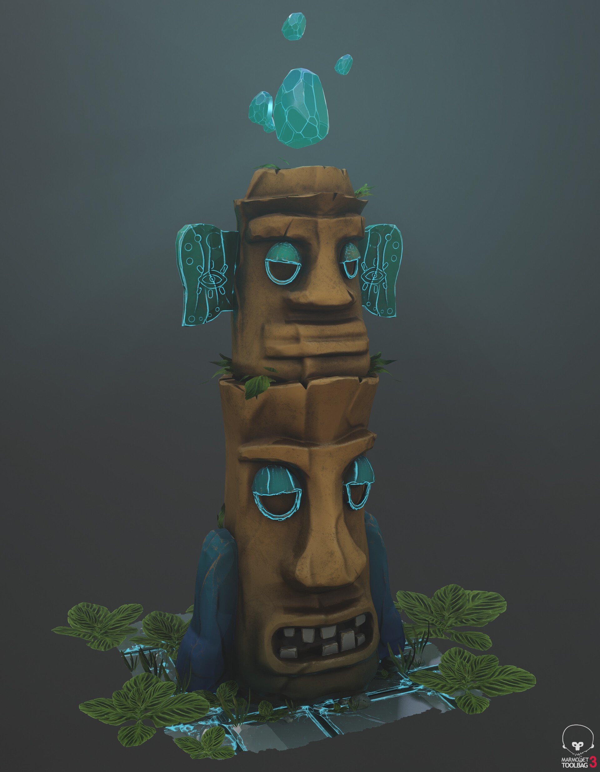 ArtStation - Stylized Magic Totem