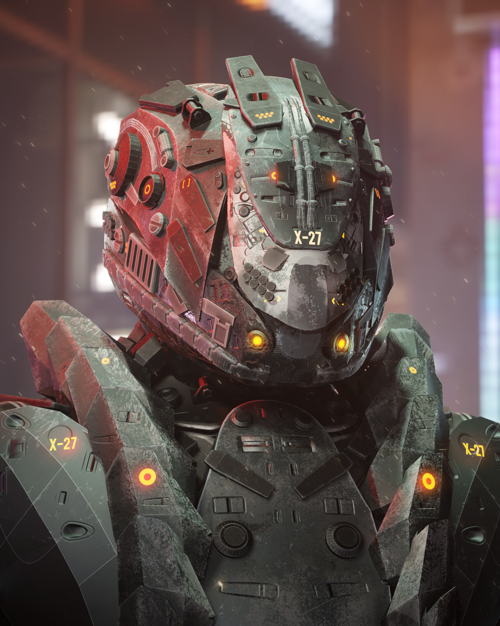 ArtStation - Cyber mecha x27 By Oscar creativo